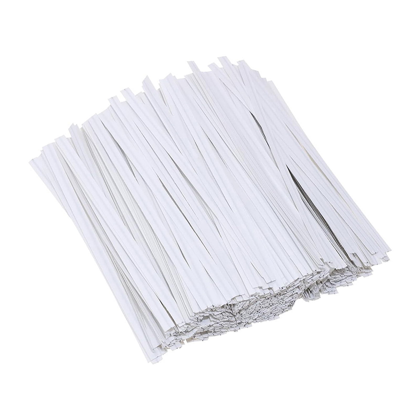 Yesbay 1000Pcs Kraft Paper Twist Ties Reusable Ties with Wire Core ...