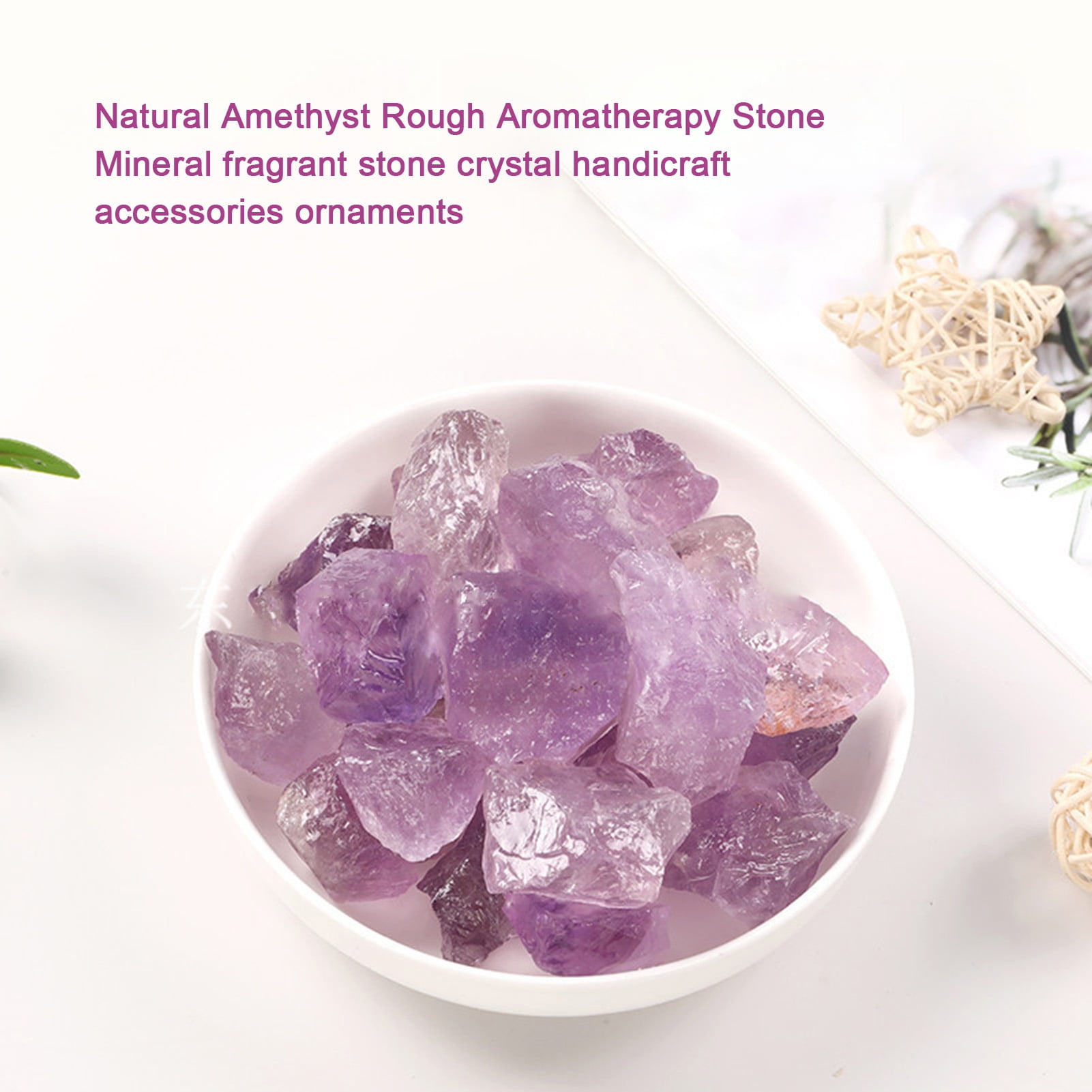 Yesbay 100g Faux Amethyst Nice-looking Irregular Lightweight Faux ...