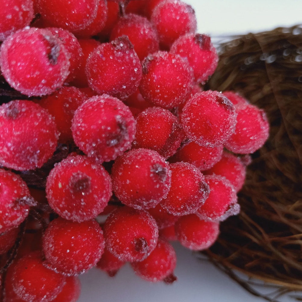 Yesbay 10Pcs Artificial Fruit Berries DIY Stage Home Garden Holiday ...
