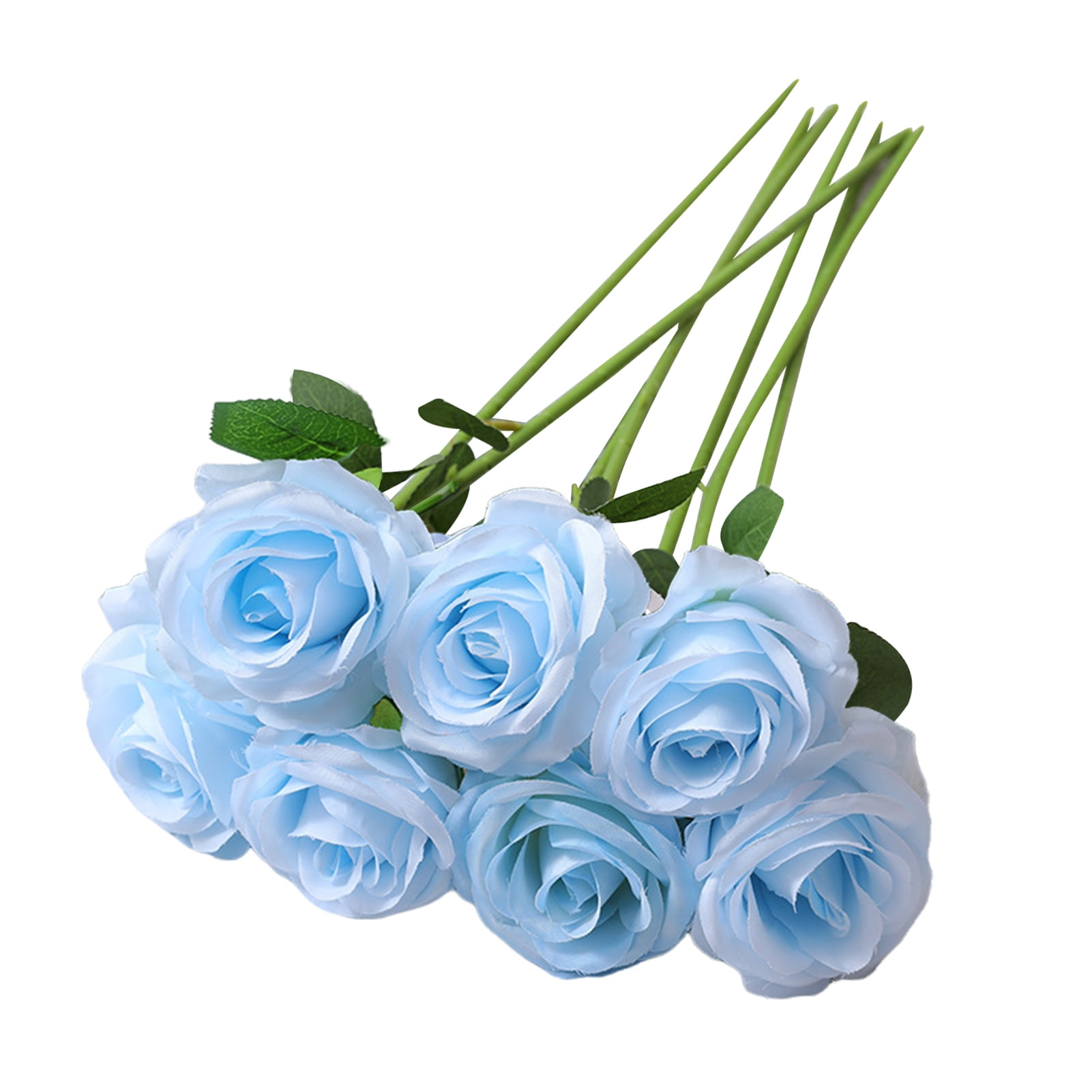 Yesbay 12Pcs Artificial Rose Flowers Realistic Faux Roses Bouquet ...