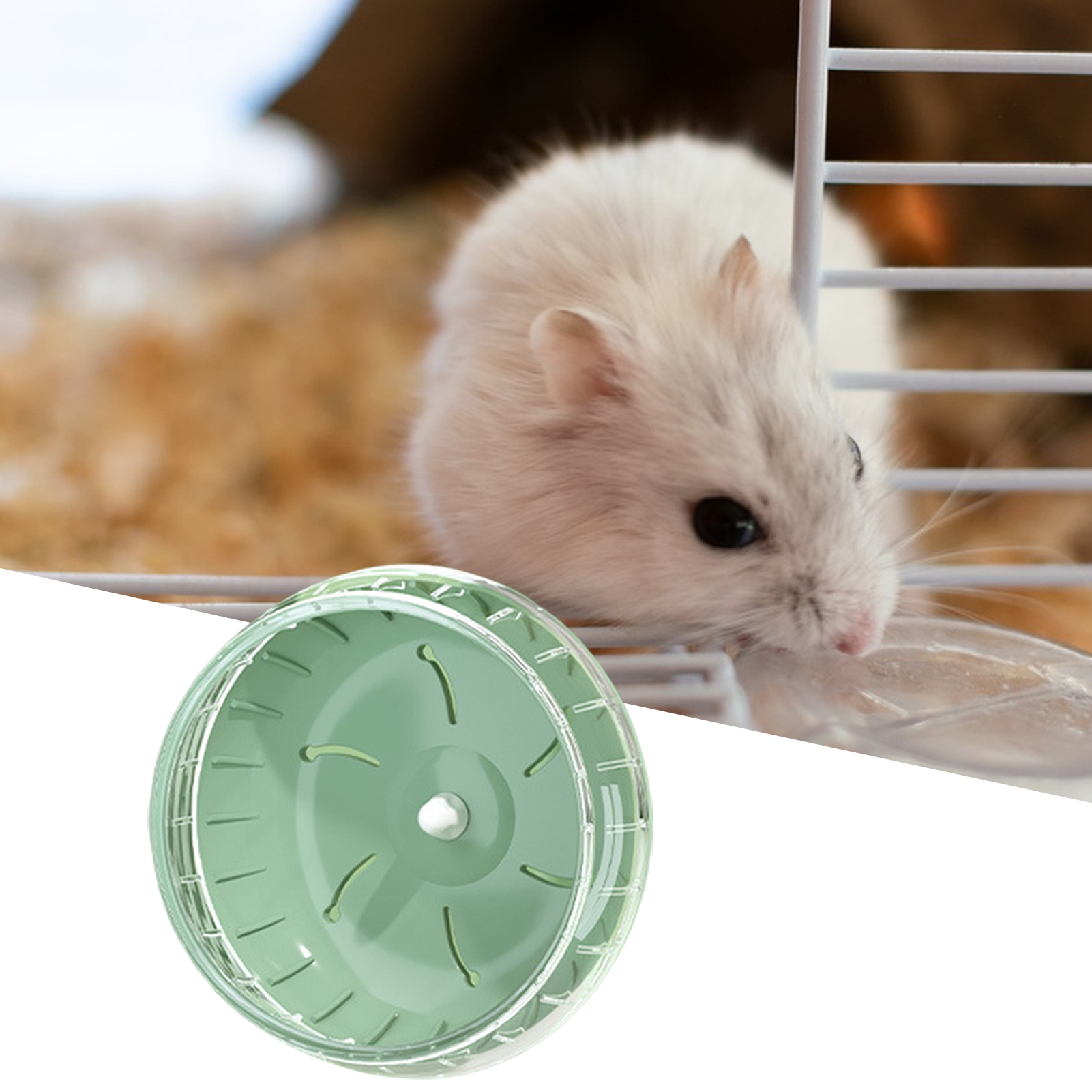 Yesbay 12cm/14cm Hamster Wheel Adjustable Height Relieve Boredom Bite ...