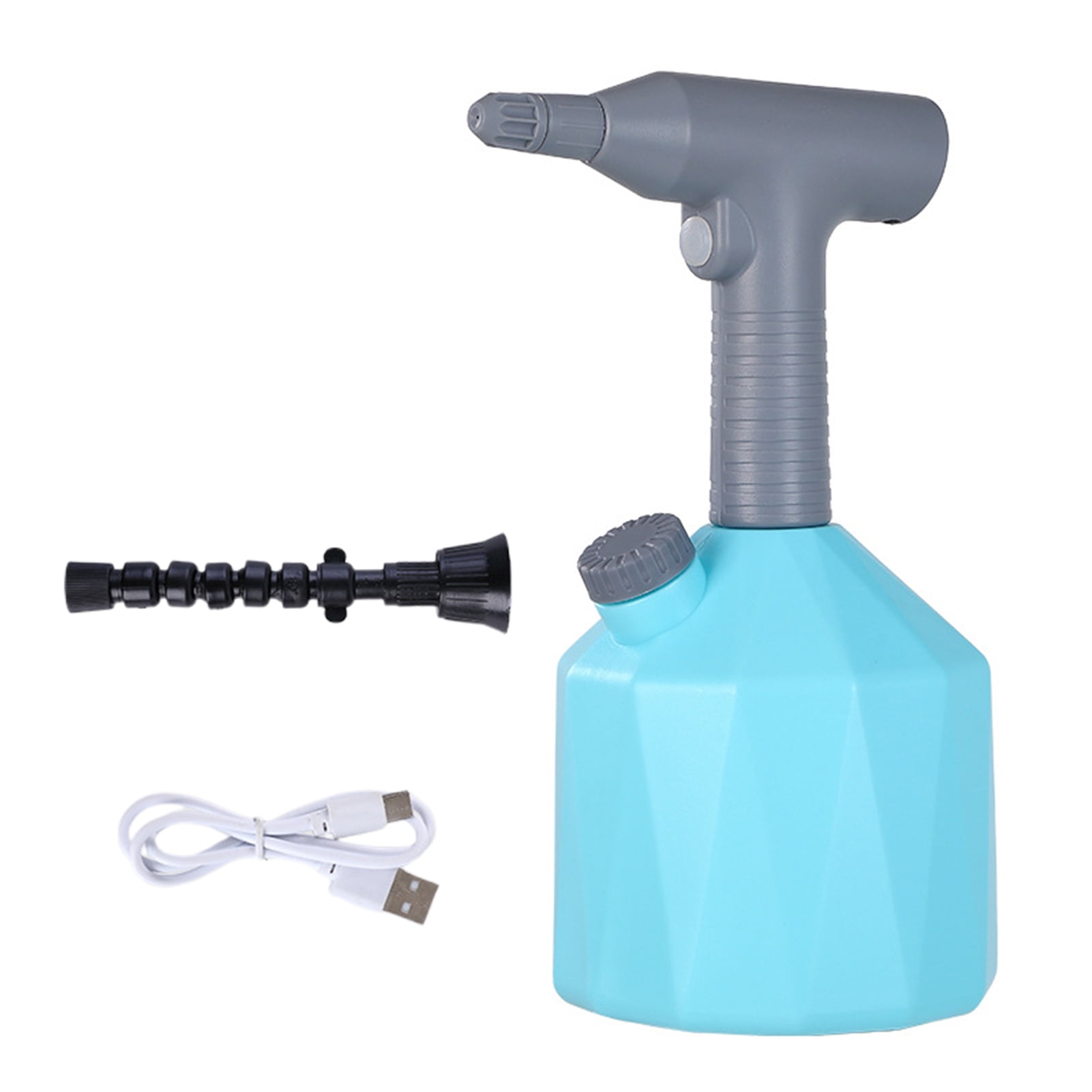 Yesbay 1L/1.6L Electric Spray Bottle Adjustable Water Sprayer Plant Mister USB Rechargeable ...