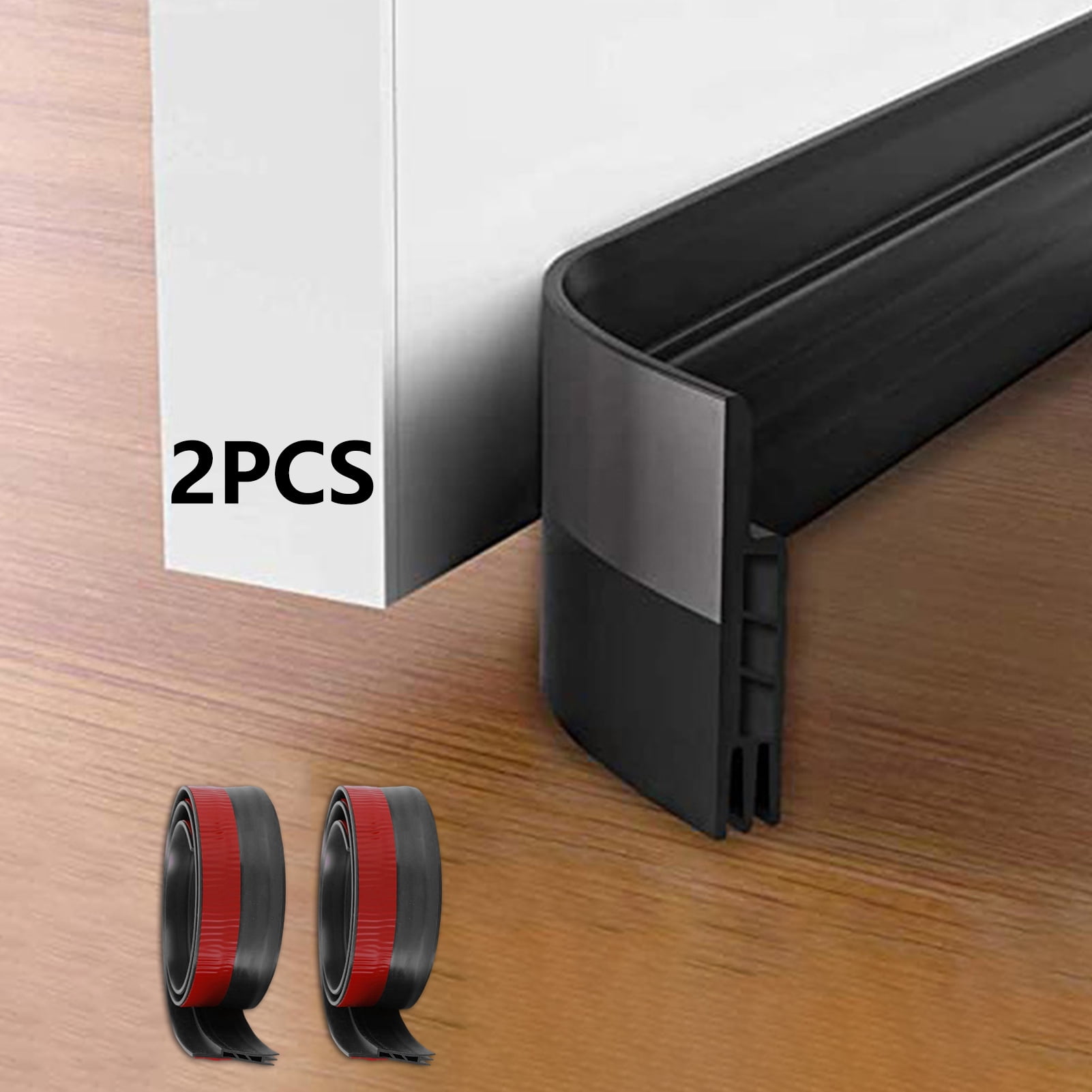 Yesbay 2 Rolls Door Sealing Stoppers Noise Reduction Self-adhesive ...