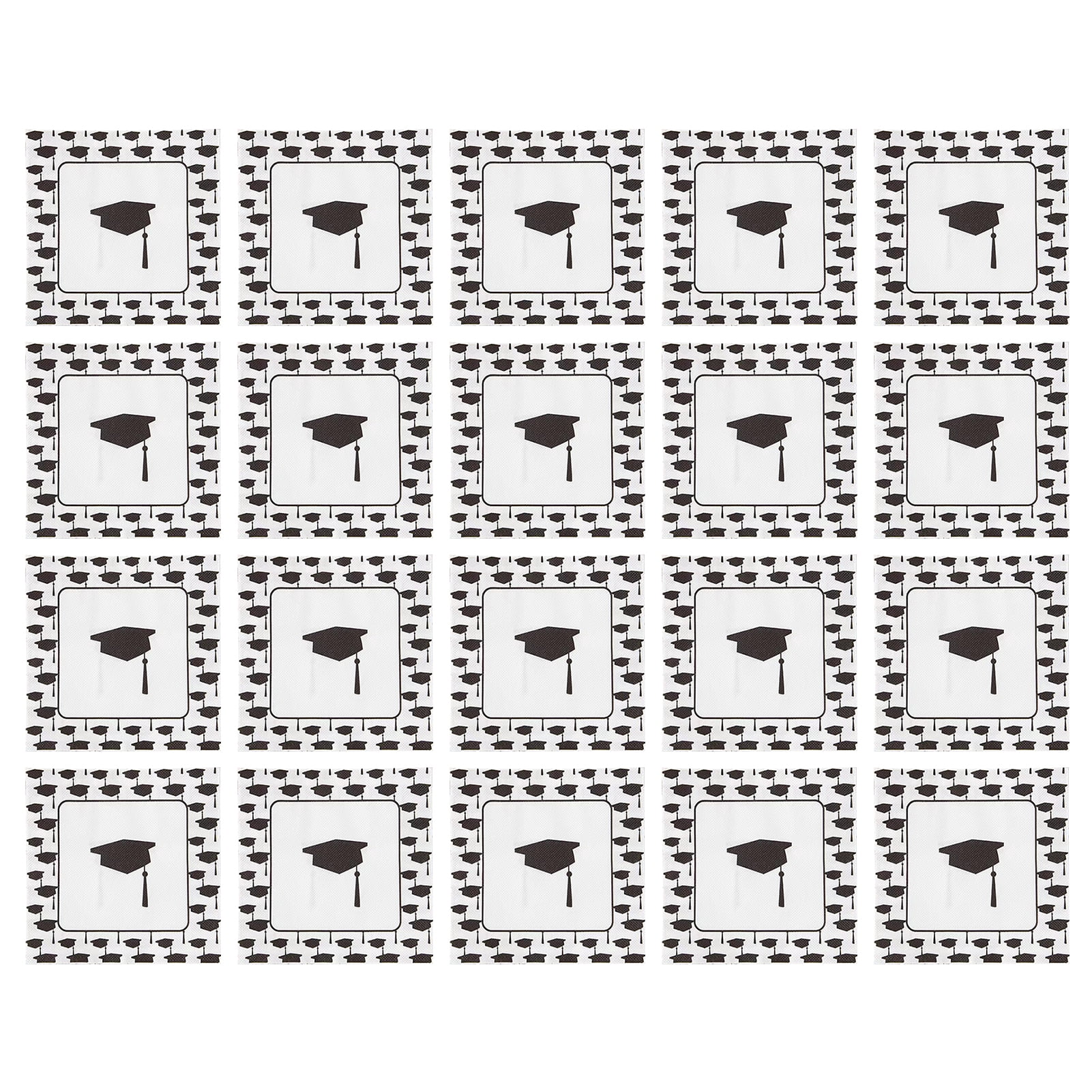 Yesbay 20 Sheets/Set 2025 Congrats Grad Napkin Thick Square Disposable ...