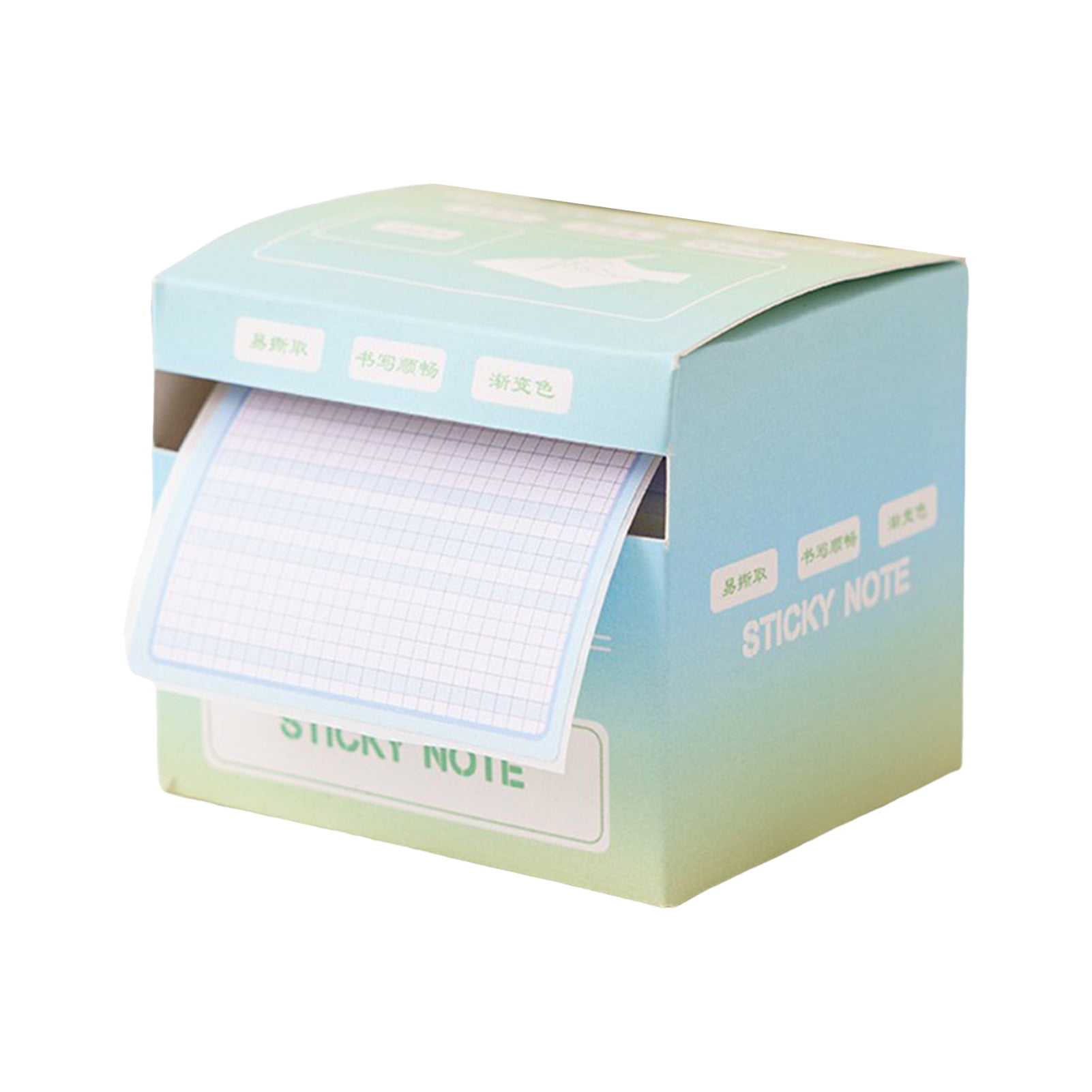 Yesbay 256 Sheets/Box Roll Tape Sticky Notes Full Adhesive Pull Out ...