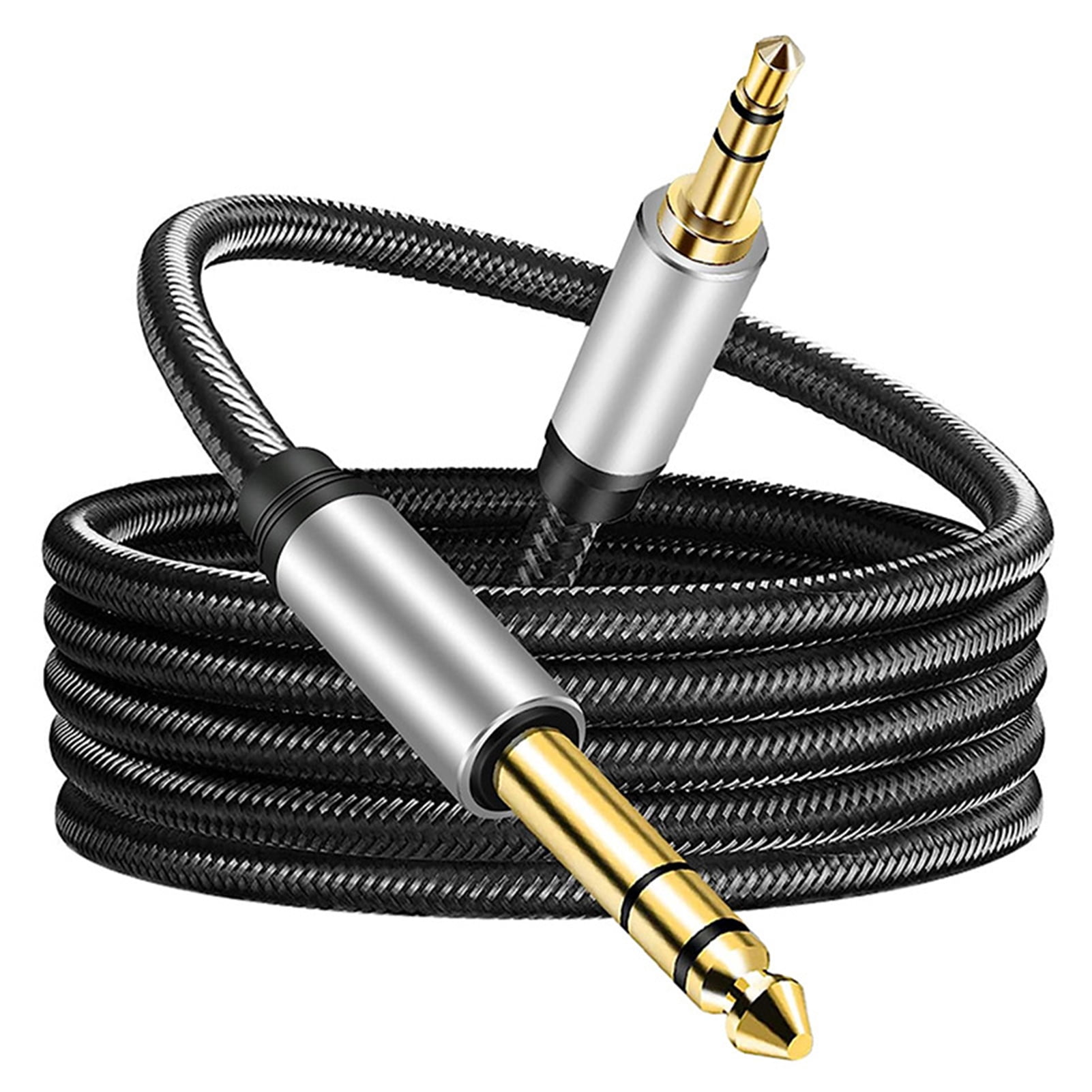 Yesbay 3.5MM to 6.35MM Stereo Cable Enhanced Sound Wide Compatibility ...