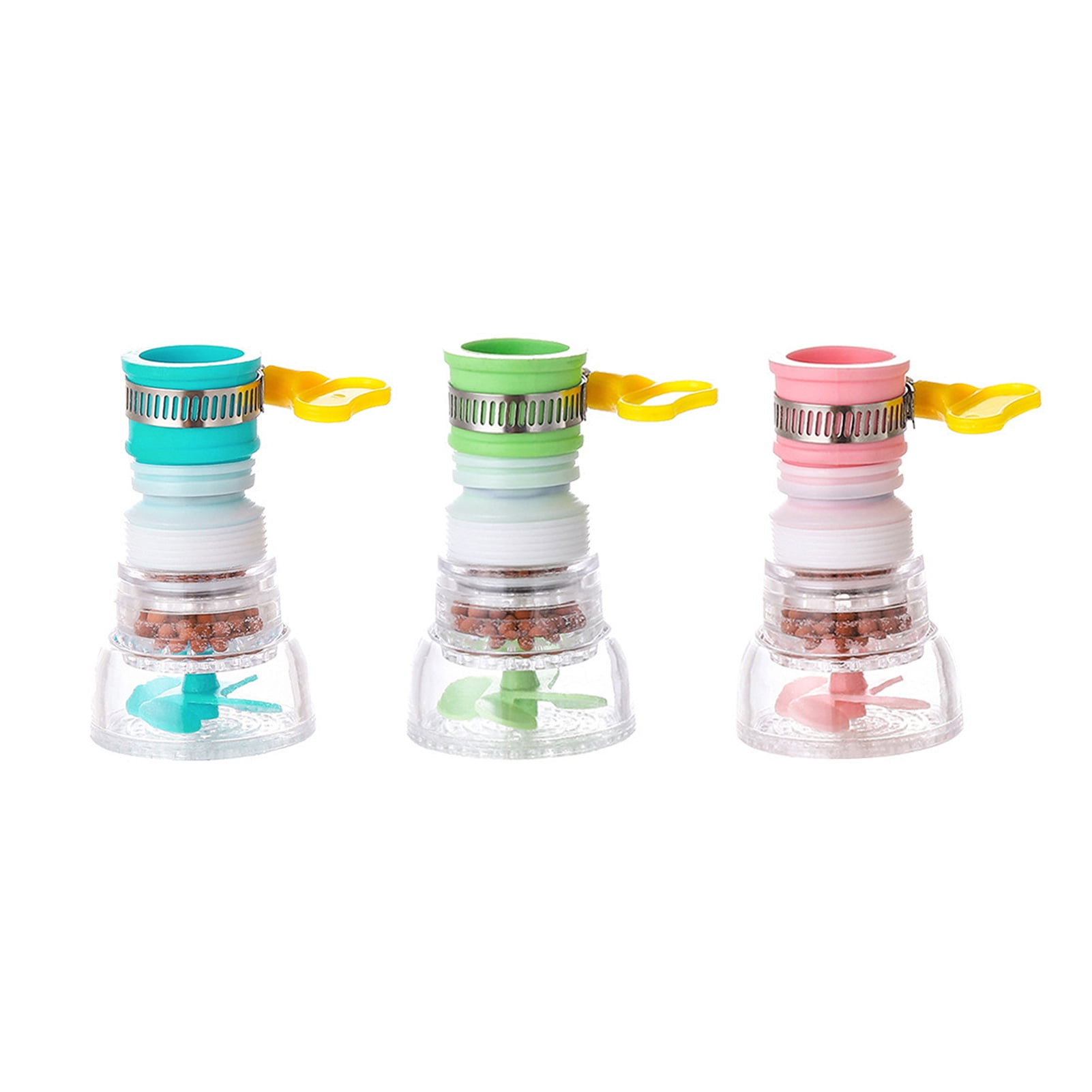 Yesbay 3 Pcs Faucet Filter Movable Tap Head Sprayer 360 Degrees ...