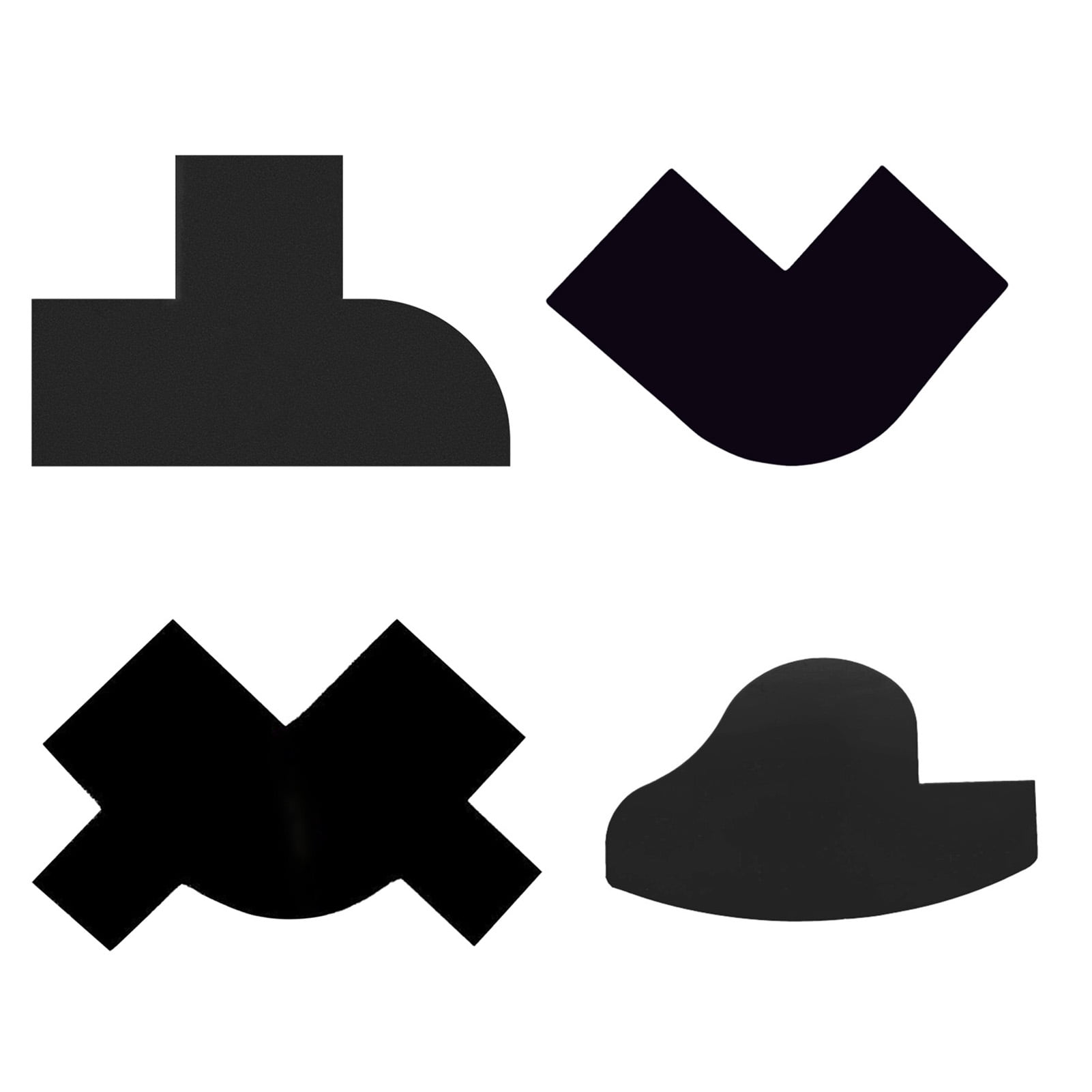 Yesbay 4 Pcs Barber Color Hairline Enhancement Card Beard Lineup ...