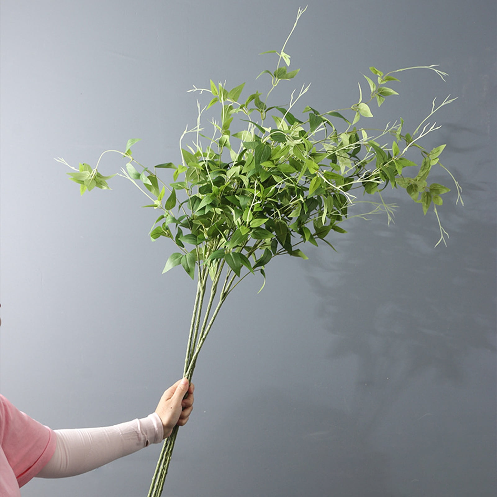 Yesbay 44.5 Inch Artificial Greenery Branch Faux Stems Branches for ...
