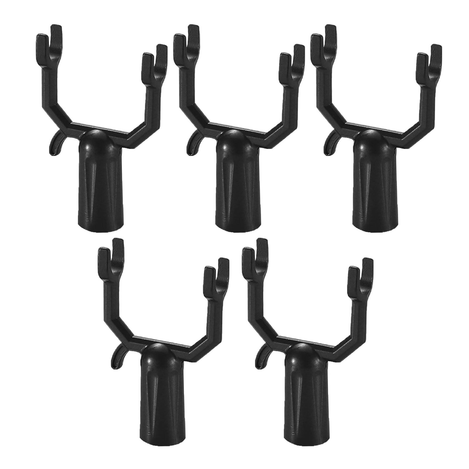 Yesbay 5 Pcs Clothes Hook Pole Fork Aluminum Alloy Universal Clothing ...