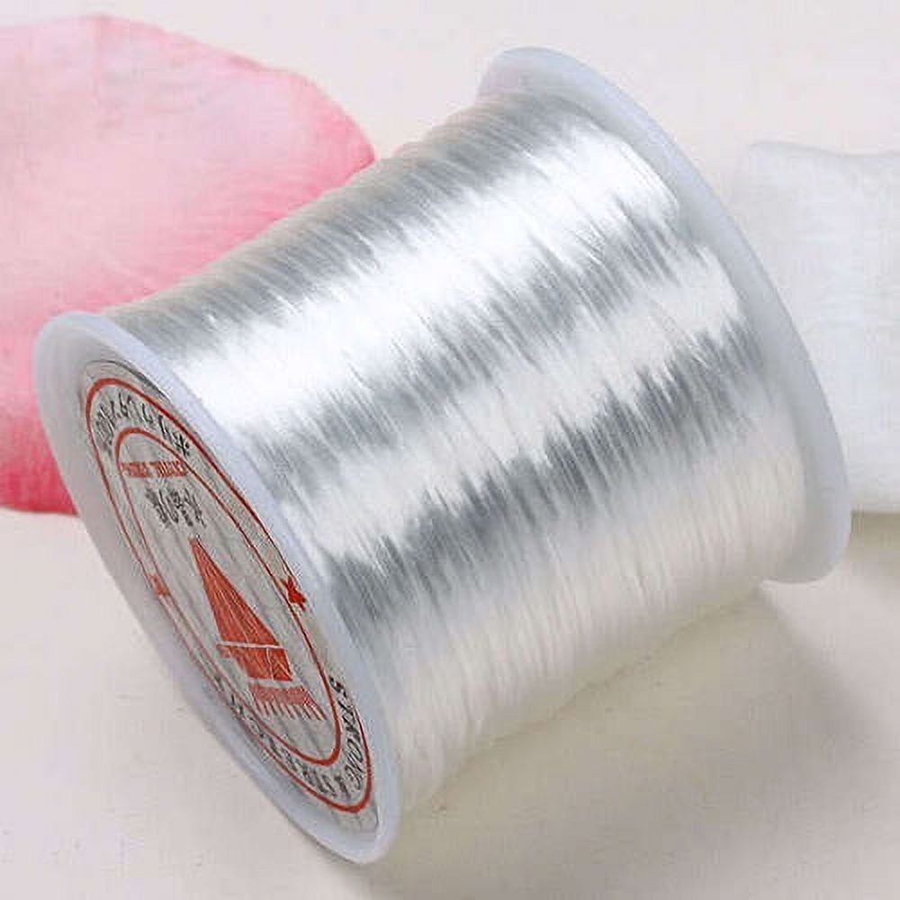 Yesbay 80 Yards Durable Stretchy Elastic String Cord Line for Beading ...
