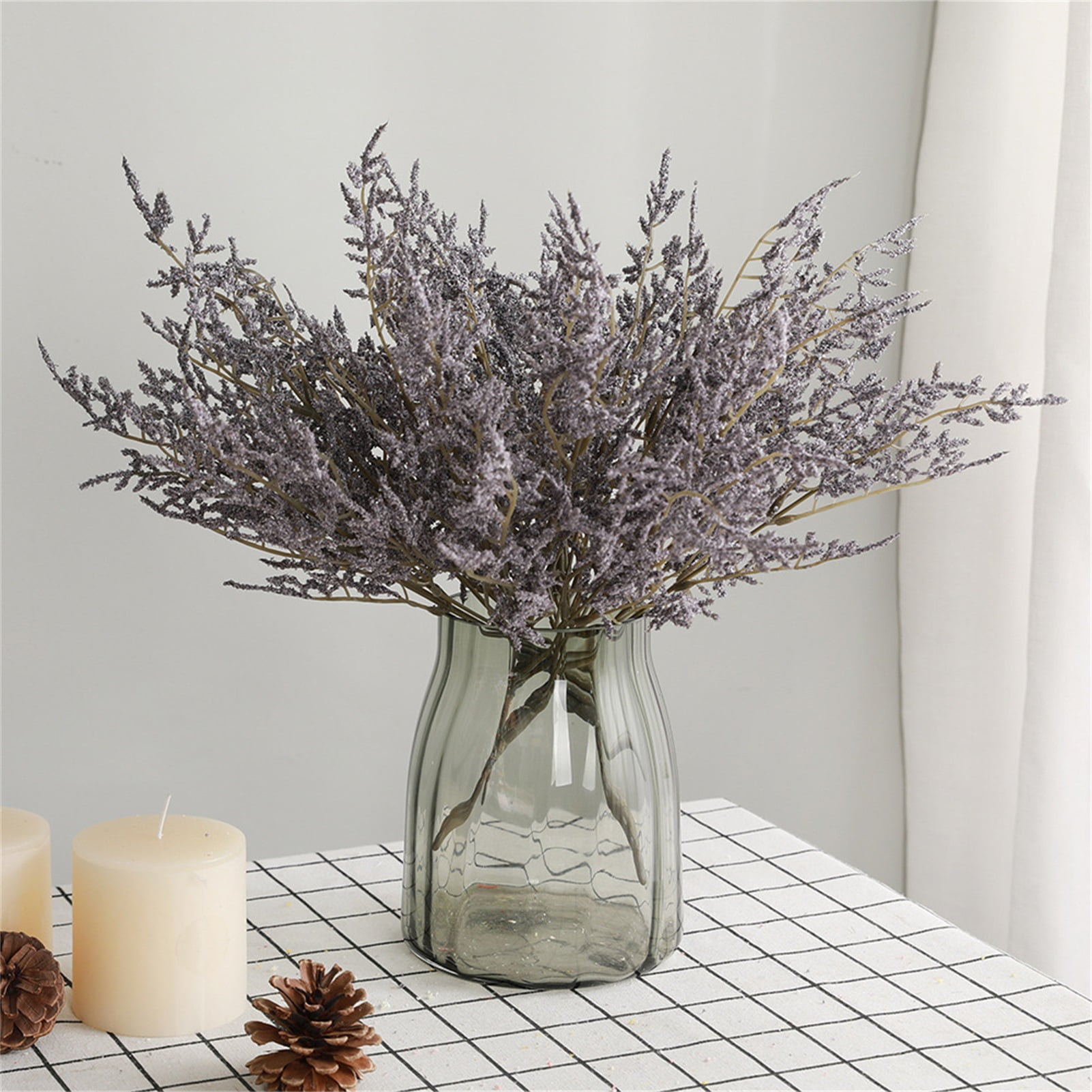 Yesbay Artificial Flower No-watering Fresh-keeping 7 Forked Flower ...