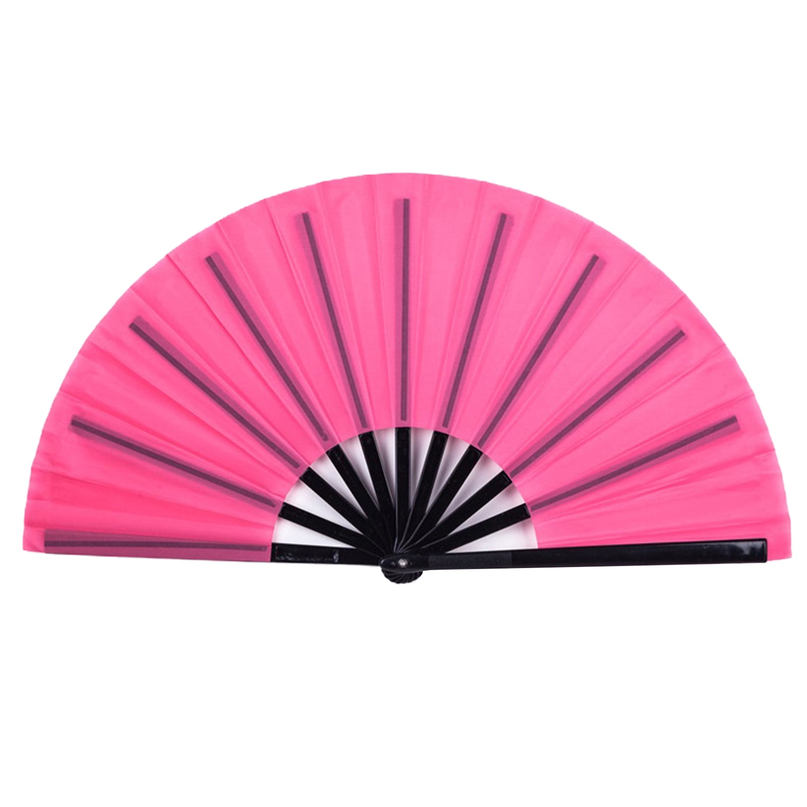 Yesbay Chinese Folding Fan Solid Colour Comfortable Grip Smooth Opening ...