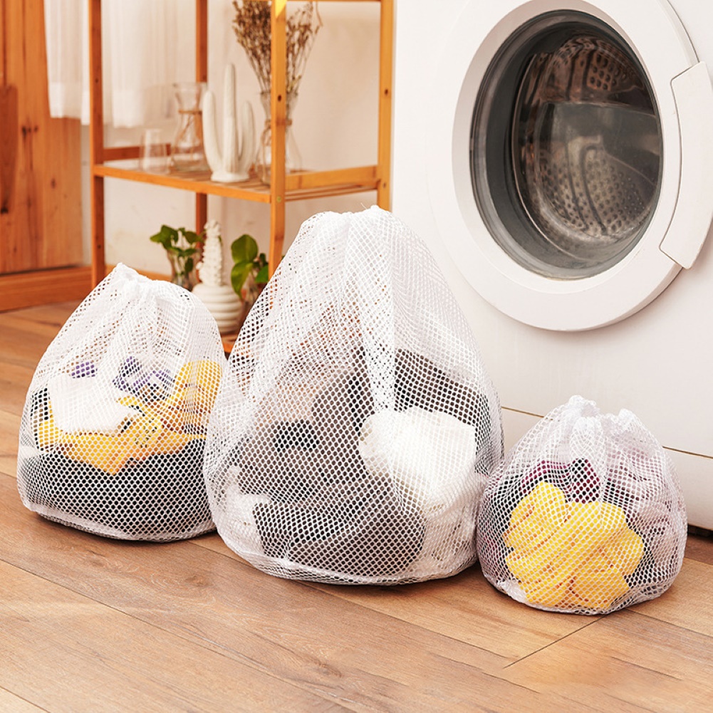 Yesbay Clothes Anti-Deformation Washing Machine Mesh Drawstring Laundry ...