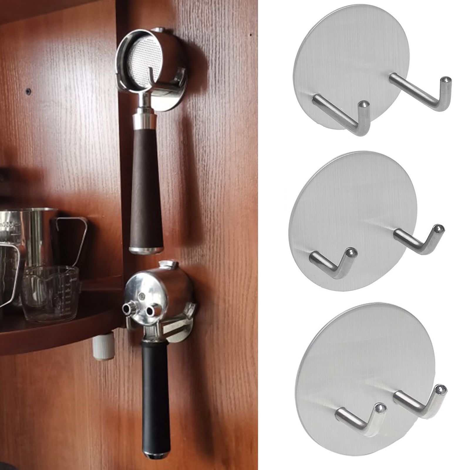 Yesbay Coffee Portafilter Wall Rack Punch-free Wall-mounted Self ...