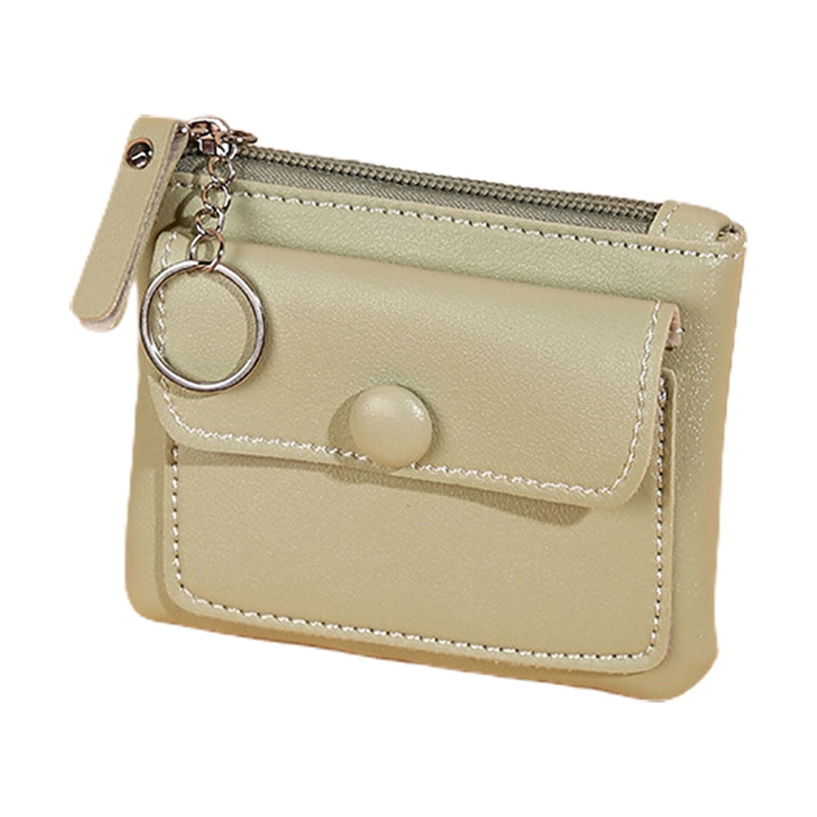 Yesbay Coin Purse Short Two Pockets Large Capacity Zipper Closure Coins ...