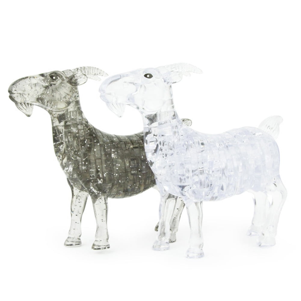 Yesbay DIY 3D Crystal Puzzle Assembly Goat Animal Model Crafts ...