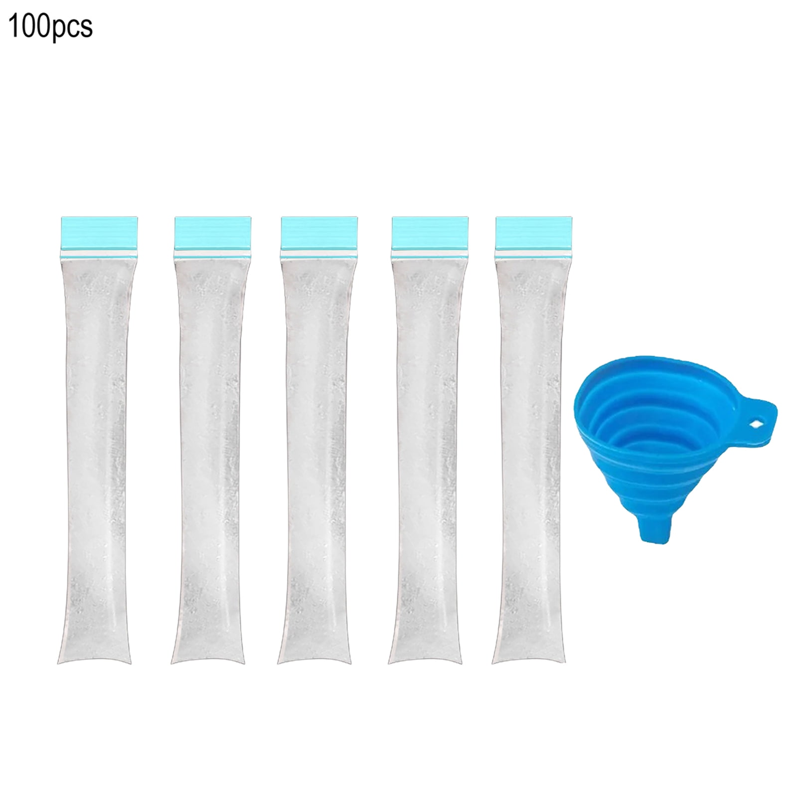 Yesbay Disposable Popsicle Bag Freezer Tubes with Zip Seals And Funnel ...