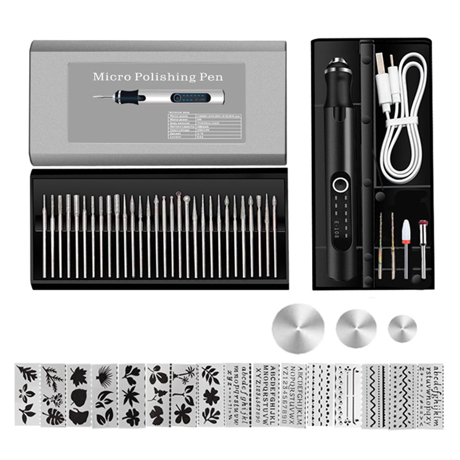 Yesbay Electric Grinder Engraving Pen Cordless Rotary Engraver Pen for ...
