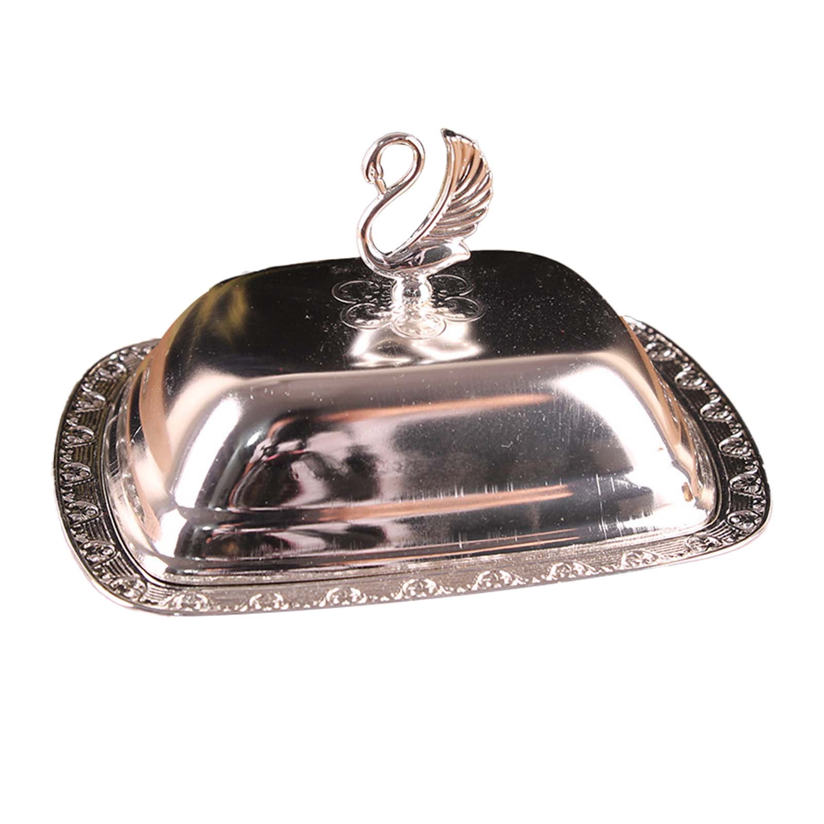 Yesbay Food Container with Lid Dustproof Stainless Steel Butter Dish ...