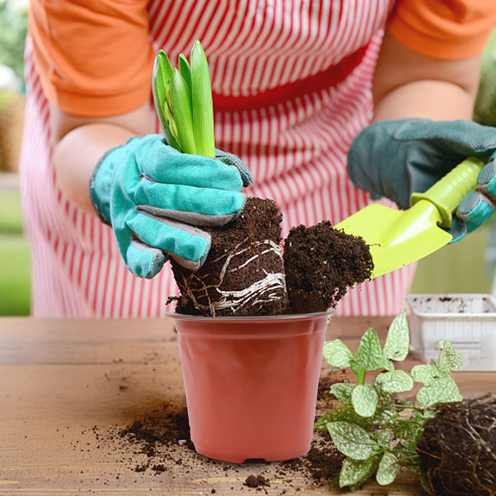 Yesbay Grow Pot for Seedlings Flower Pot with Drainage Holes Plant ...