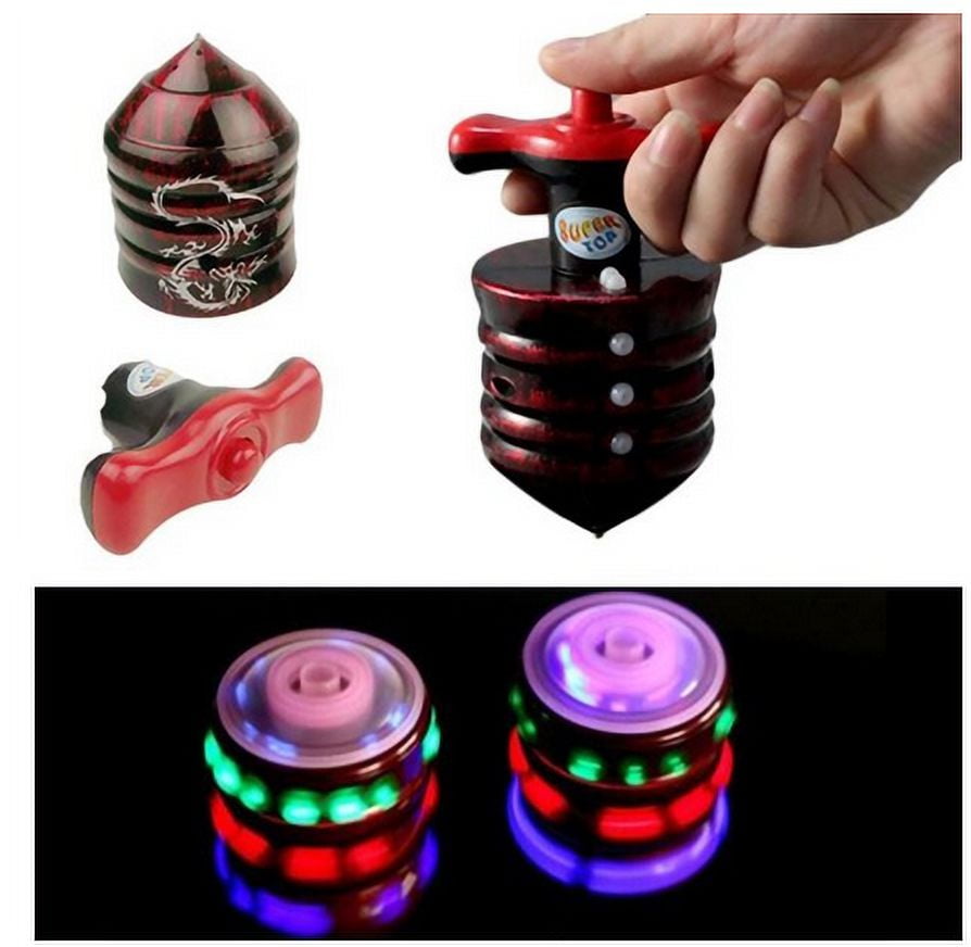 Yesbay Gyroscope Flashing Innoxious LED Multipurpose Spinning Top,Glow ...