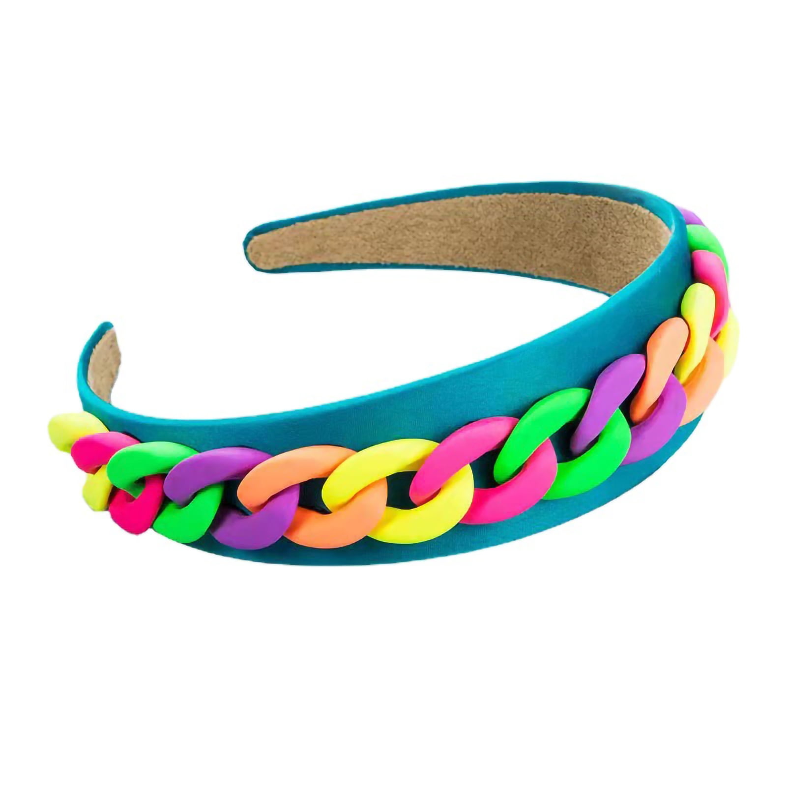 Yesbay Hair Band Chain Decor Creative Hair Accessories Macaron Color ...