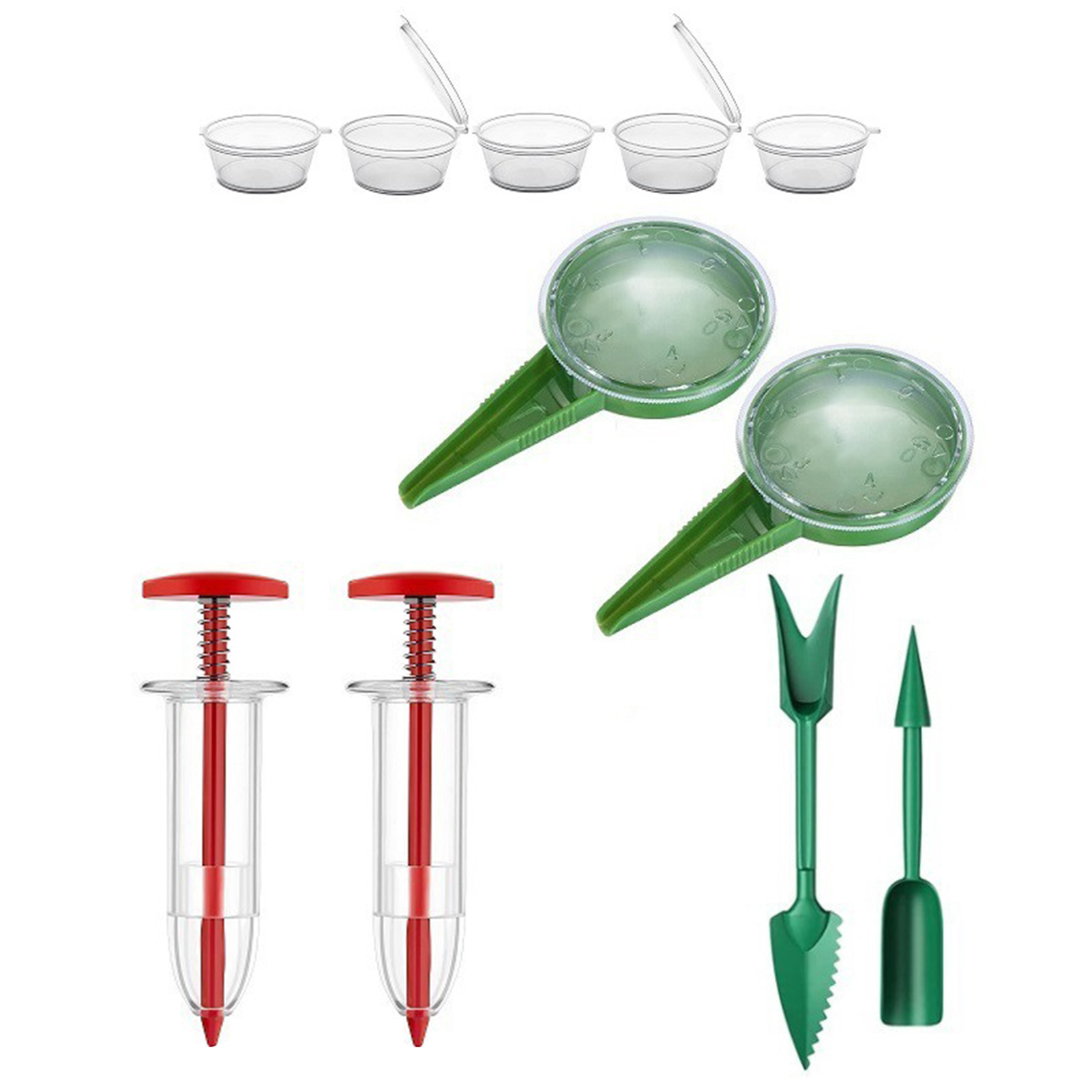 Yesbay Hand Sowing Tool Mini Seeder Set Manual Seeds Dispenser Handheld ...