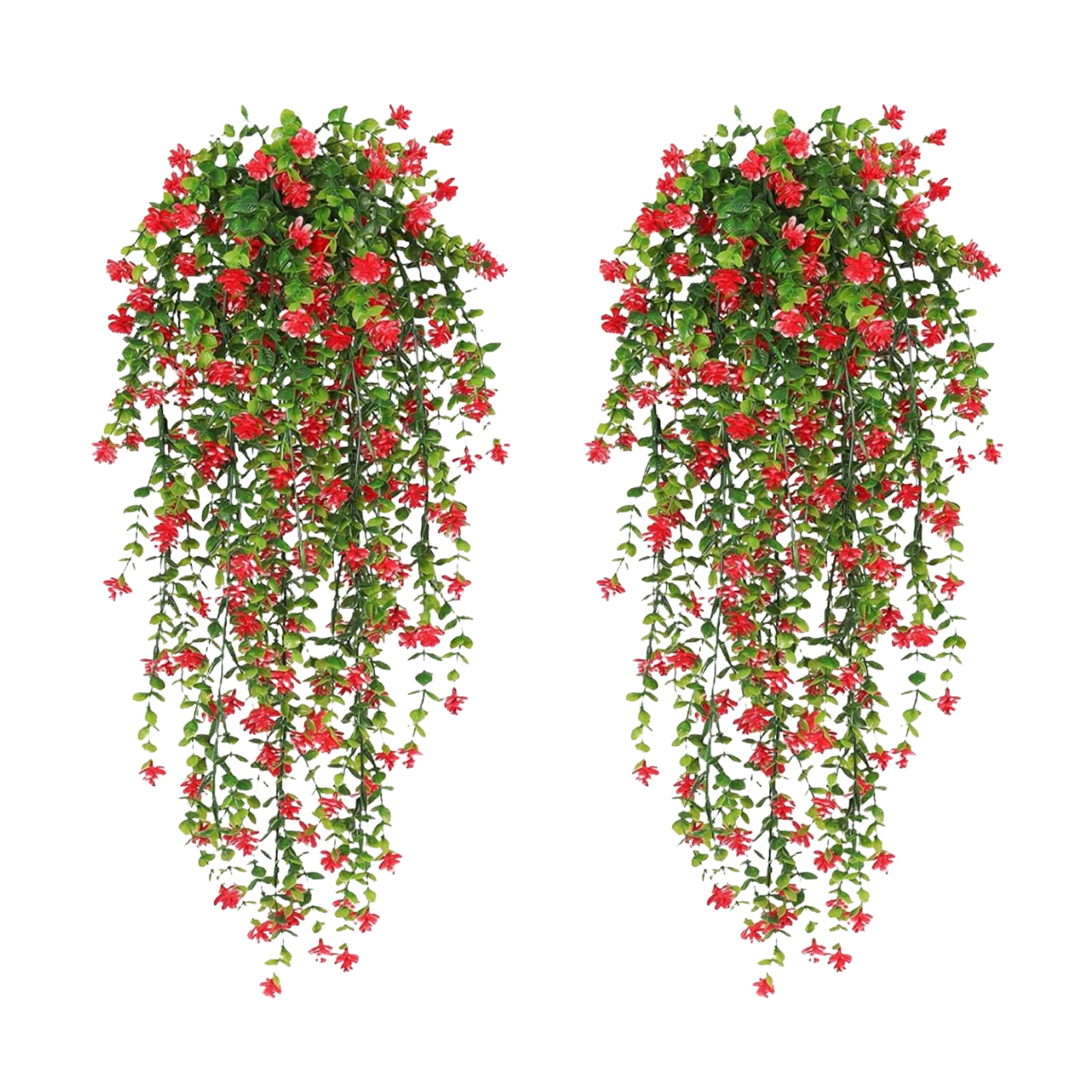 Yesbay Hanging Artificial Flower ,Faux Drooping Floral Plants Plastic ...