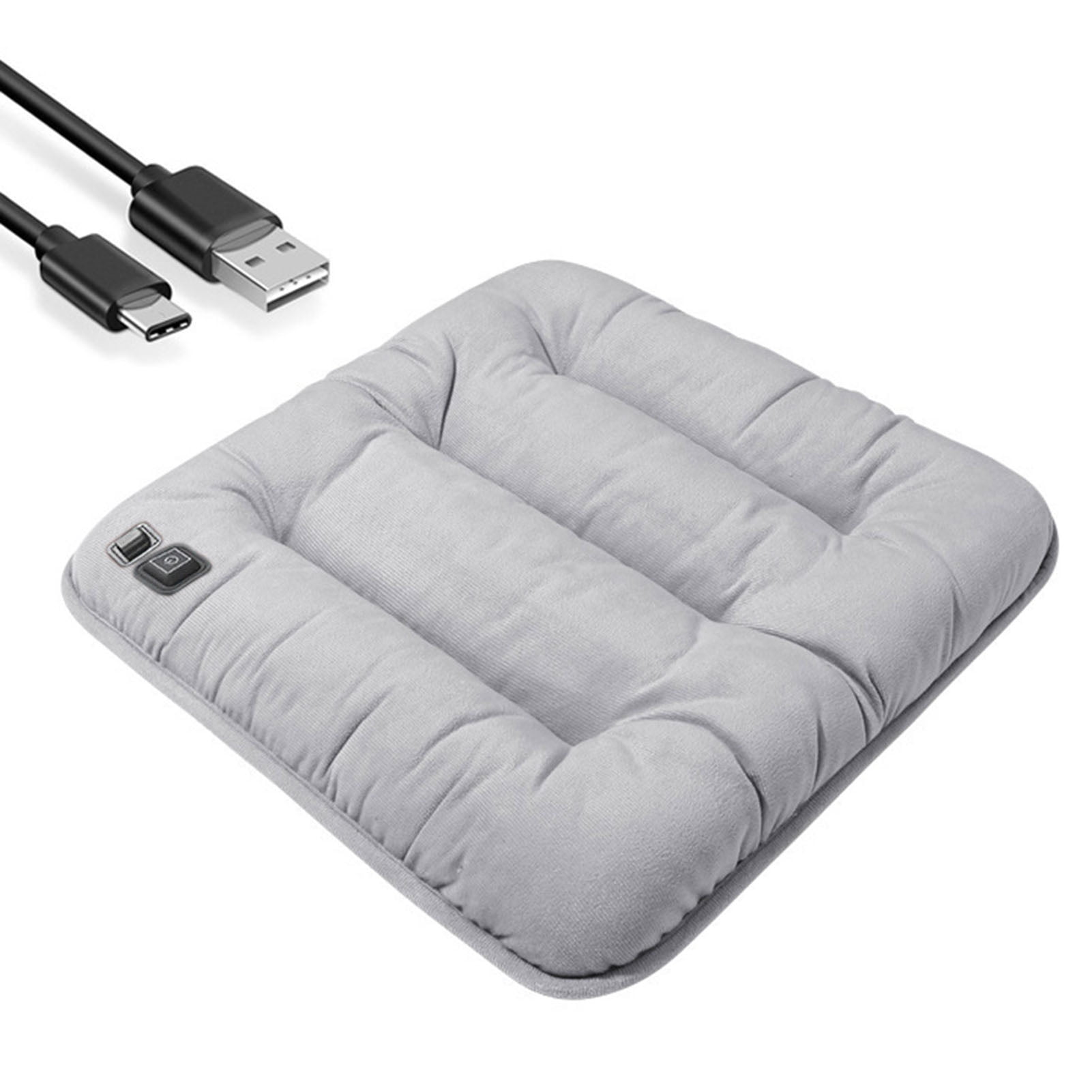 Yesbay Heated Seat Cushion with 3 Temperature Levels Washable 4 Hours ...