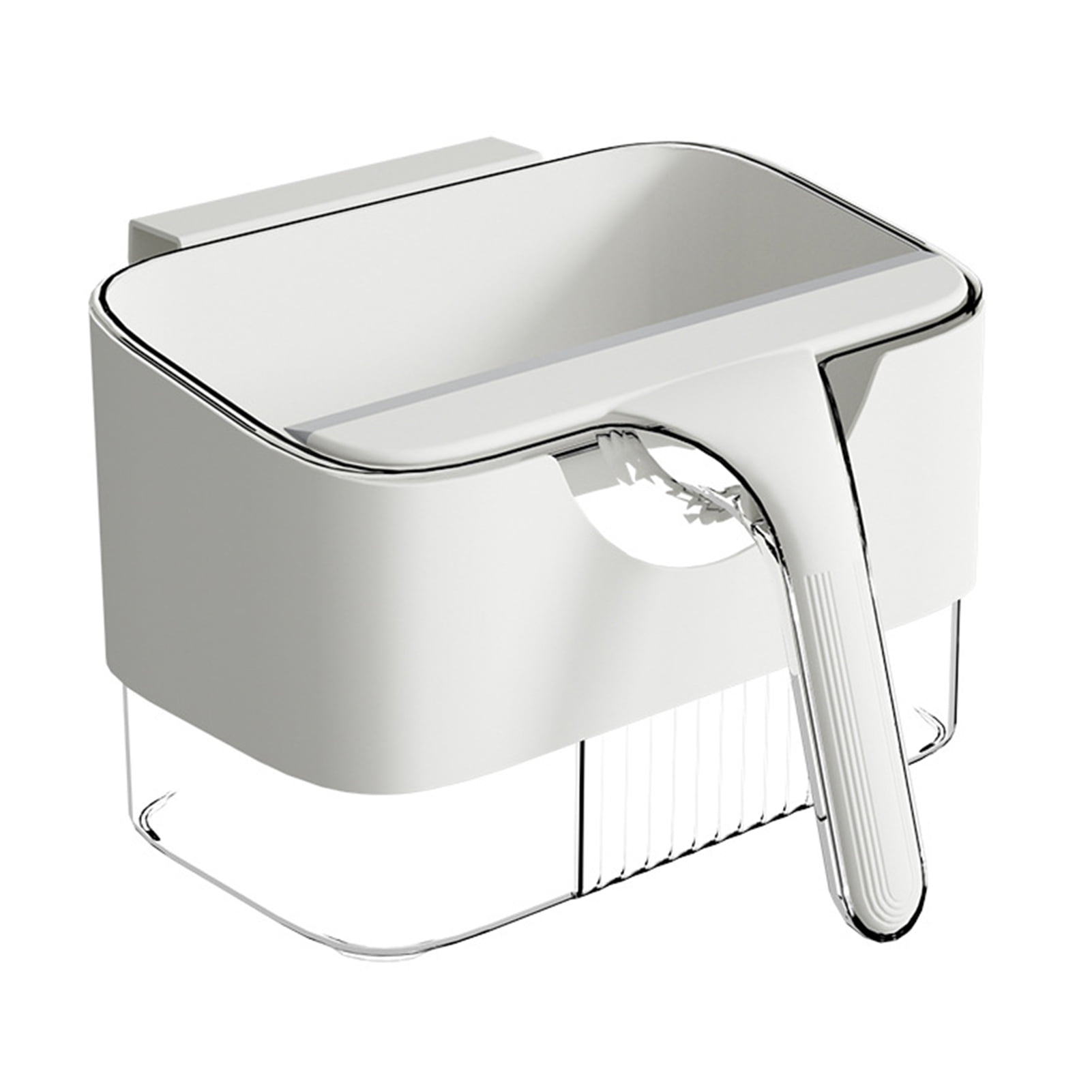 Yesbay Kitchen Garbage Can Food Waste Bin with Handle Detachable ...