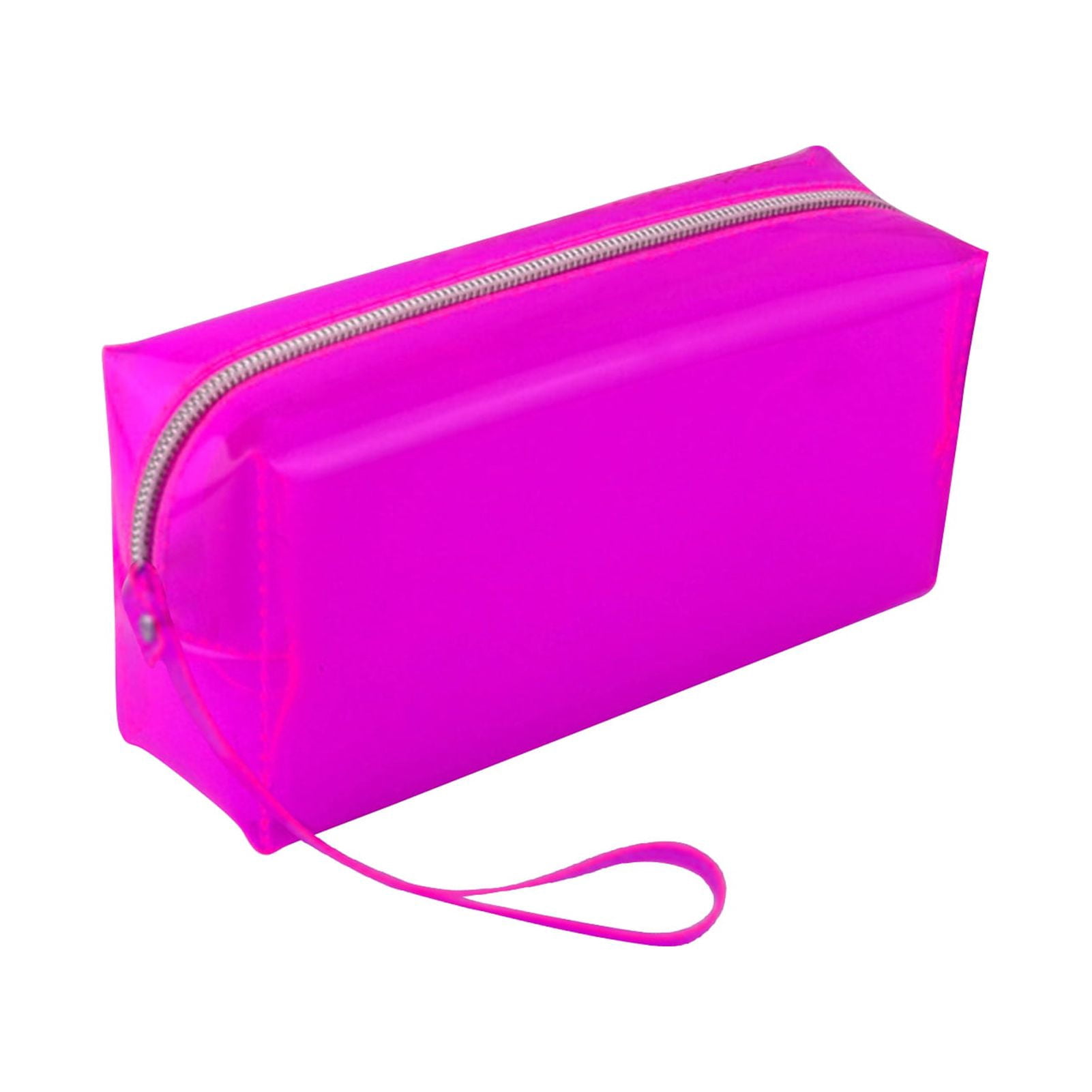 Yesbay Large Capacity PVC Pencil Case Storage Bag Stationery Rose Red ...