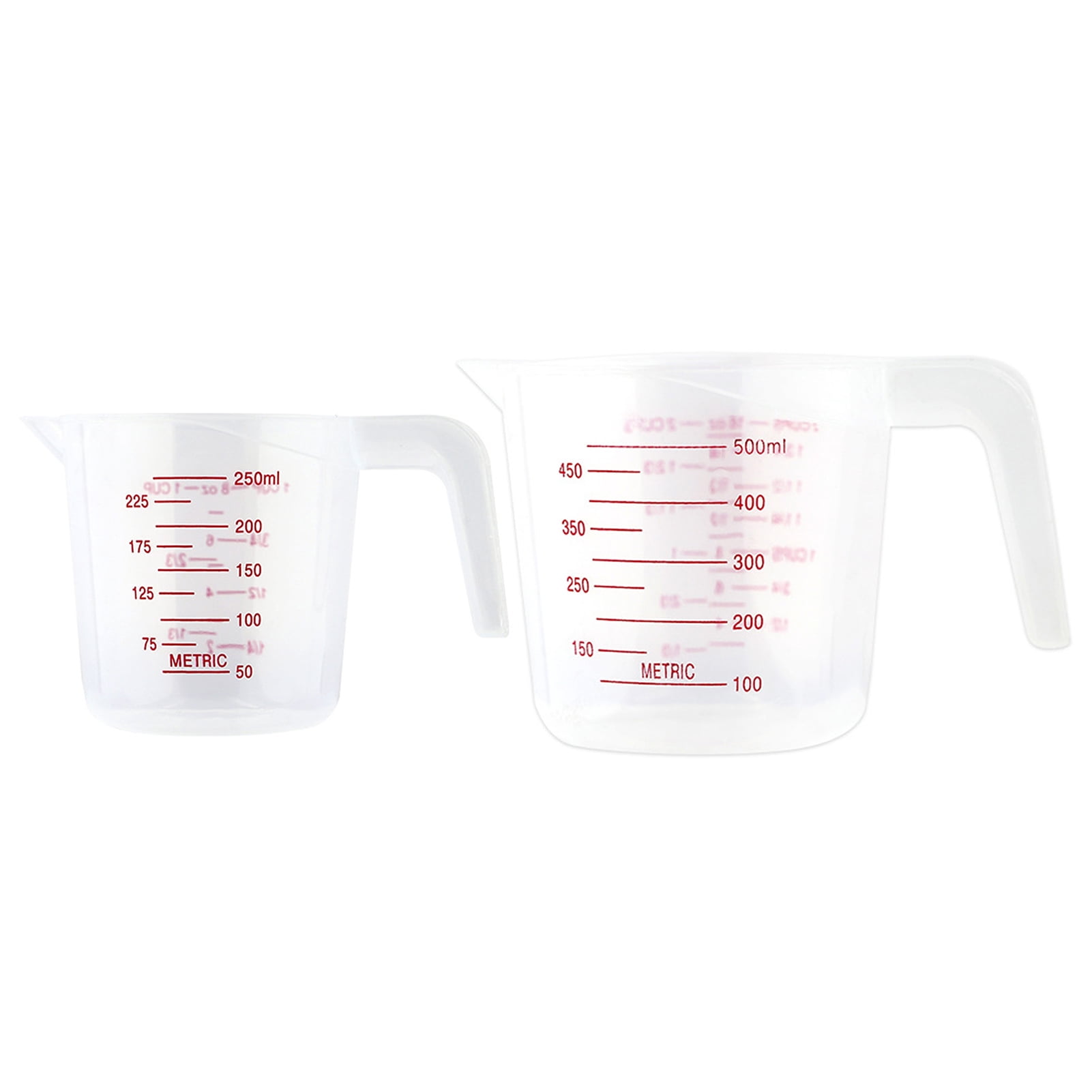 Yesbay Measuring Cup Set Liquid Measuring Cups Easy Pour Spout Clear ...