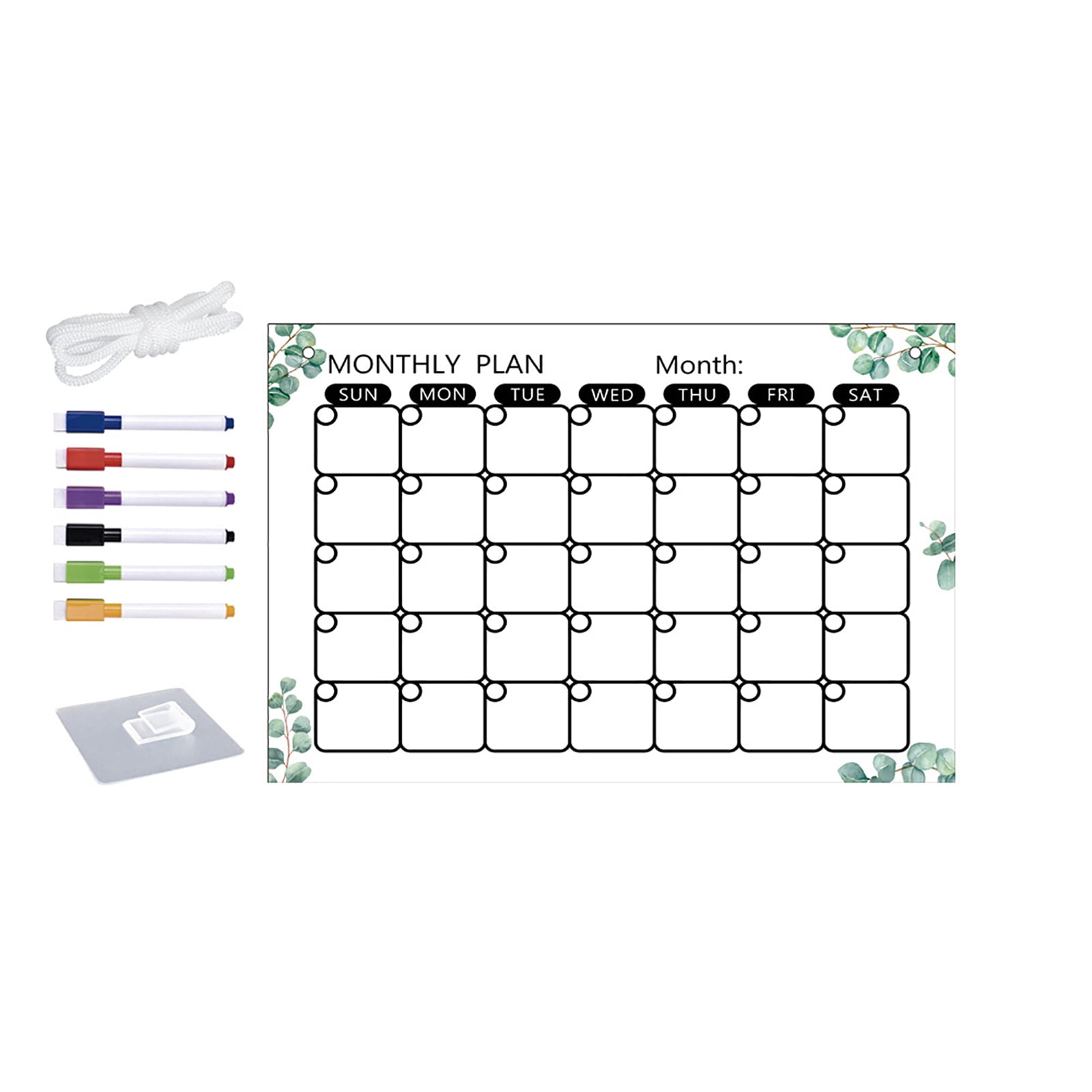 Yesbay Message Board with Pens Transparent Scratch-proof Reusable ...