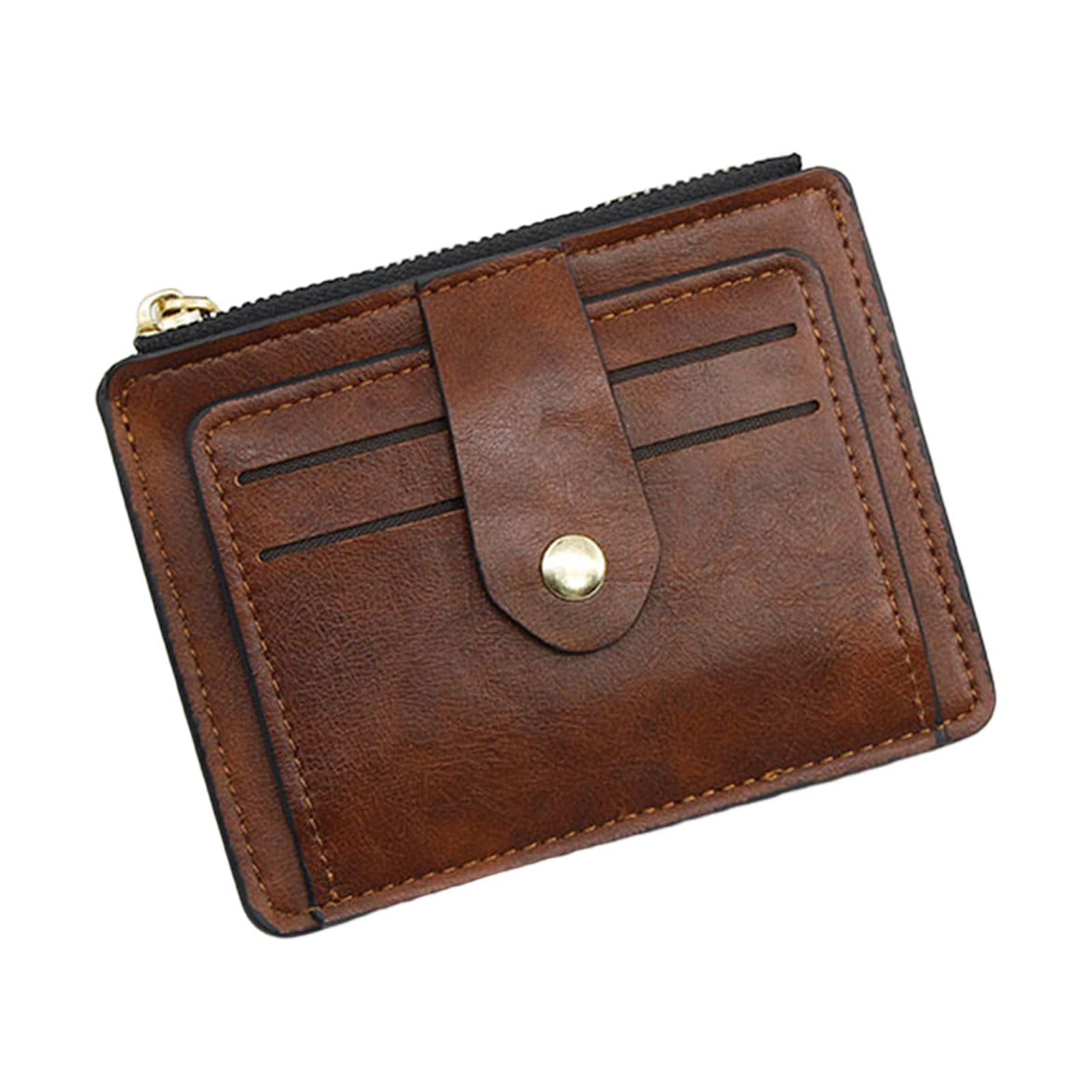 Yesbay Minimalist Wallet Slim Multi-slots Credit Card Holder Faux ...