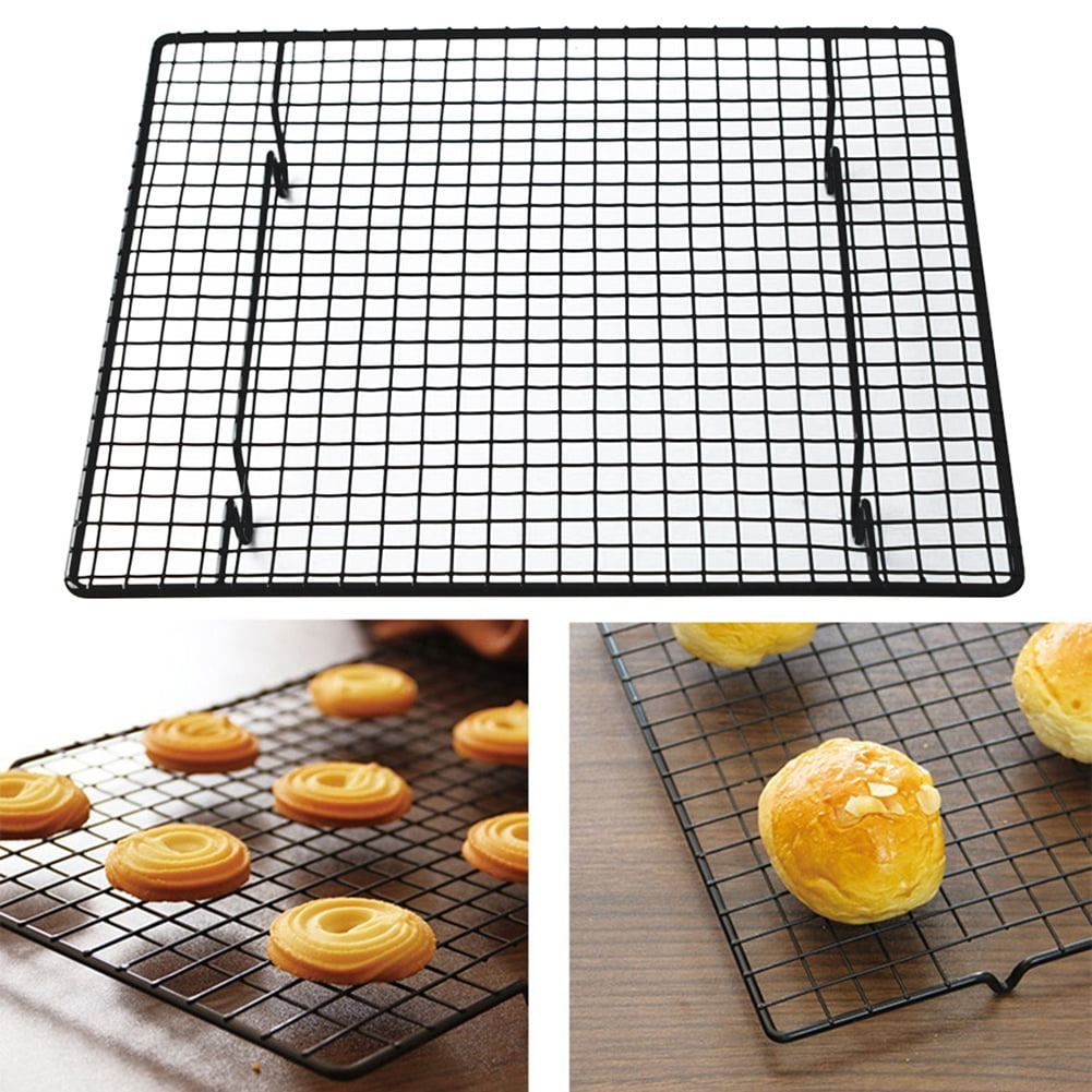 Yesbay Non-Stick Cake Cooling Tray Bread Grid Net Rack Biscuit Cookie ...