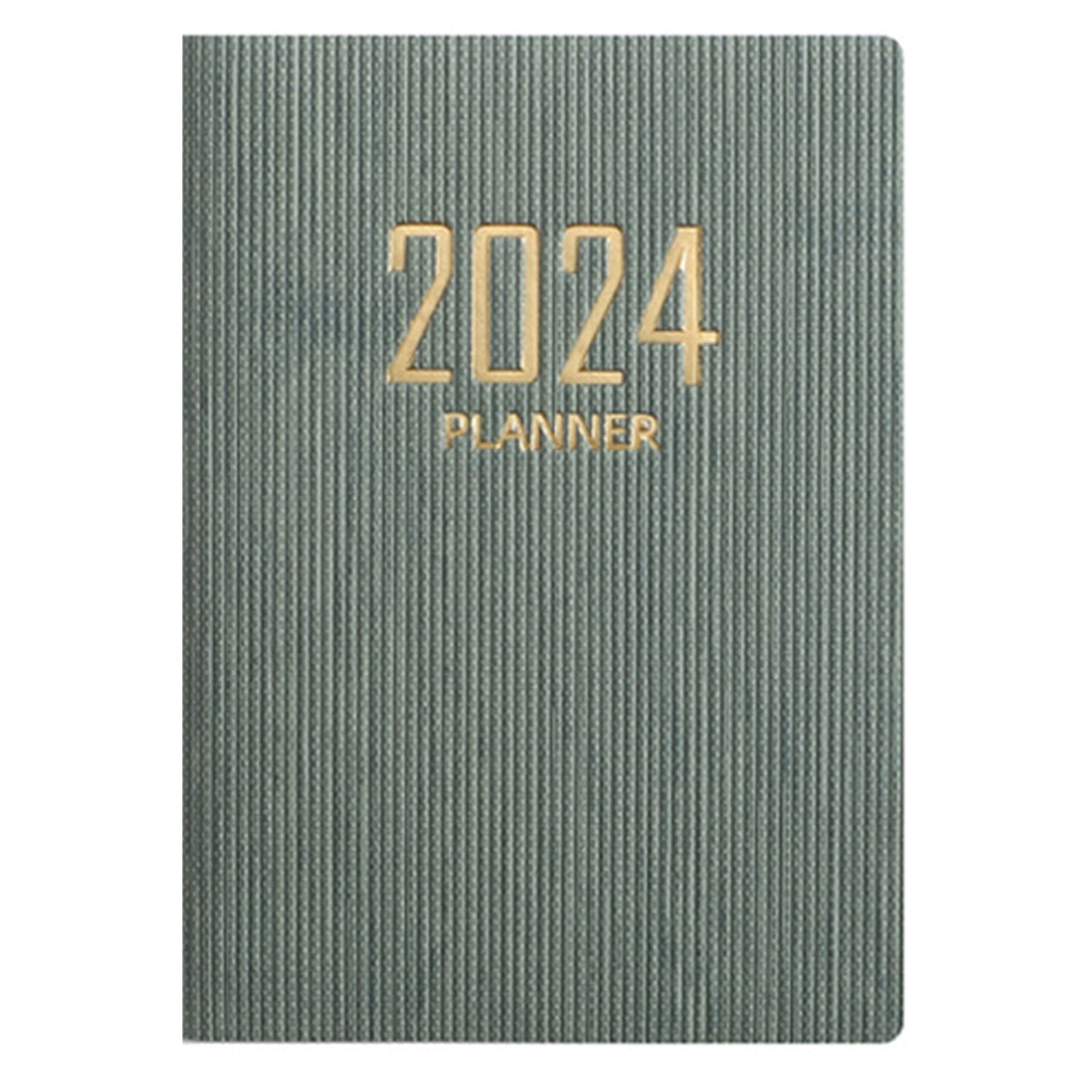 Yesbay Planner Faux Leather Hardcover 180 Pages Ink-Proof Paper Mini ...