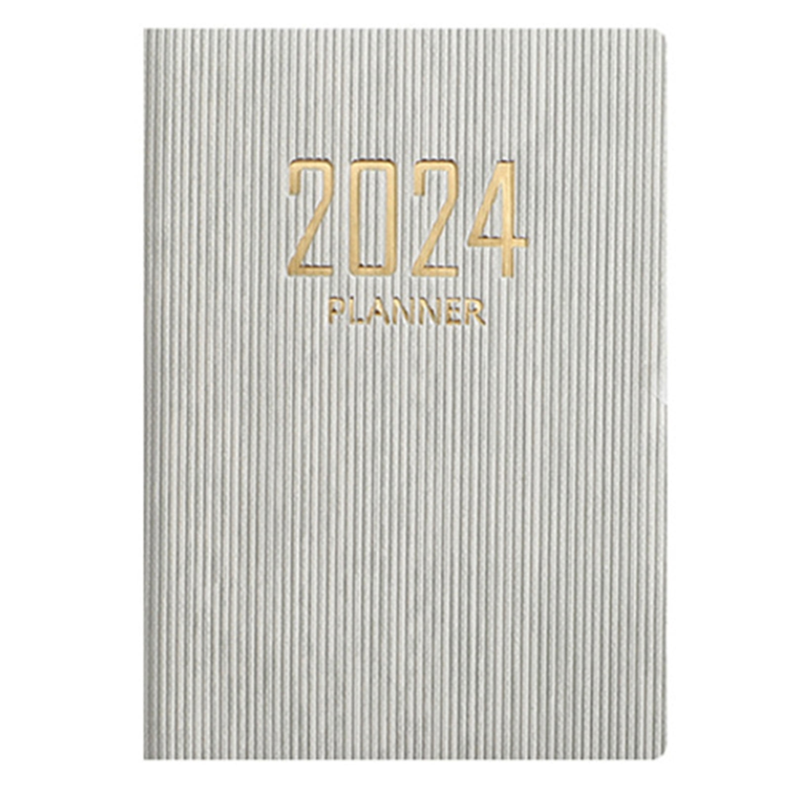 Yesbay Planner Faux Leather Hardcover 180 Pages Ink-Proof Paper Mini ...