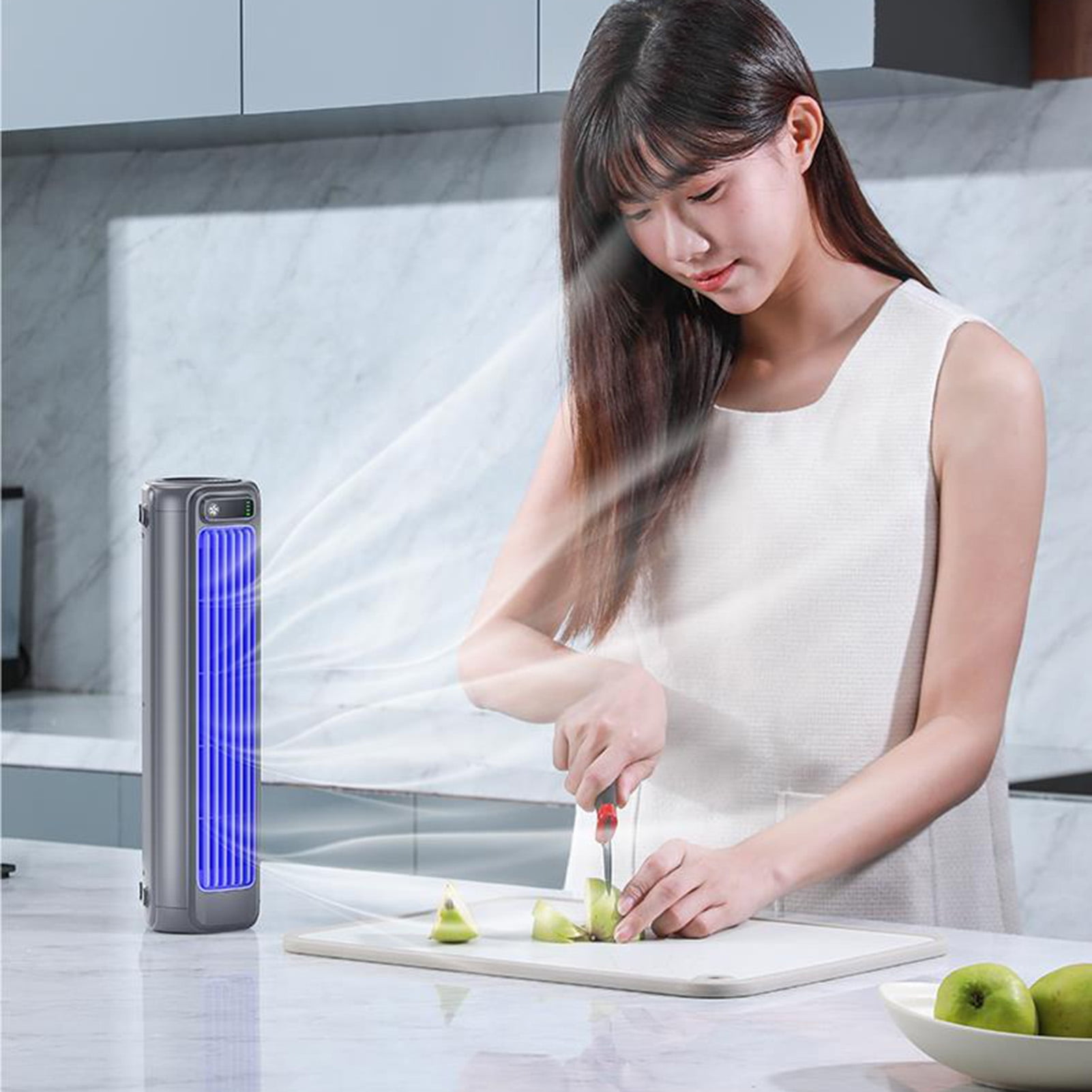 Yesbay Portable Air Conditioner Cooling Fan 3 Speeds Adjustable Home ...