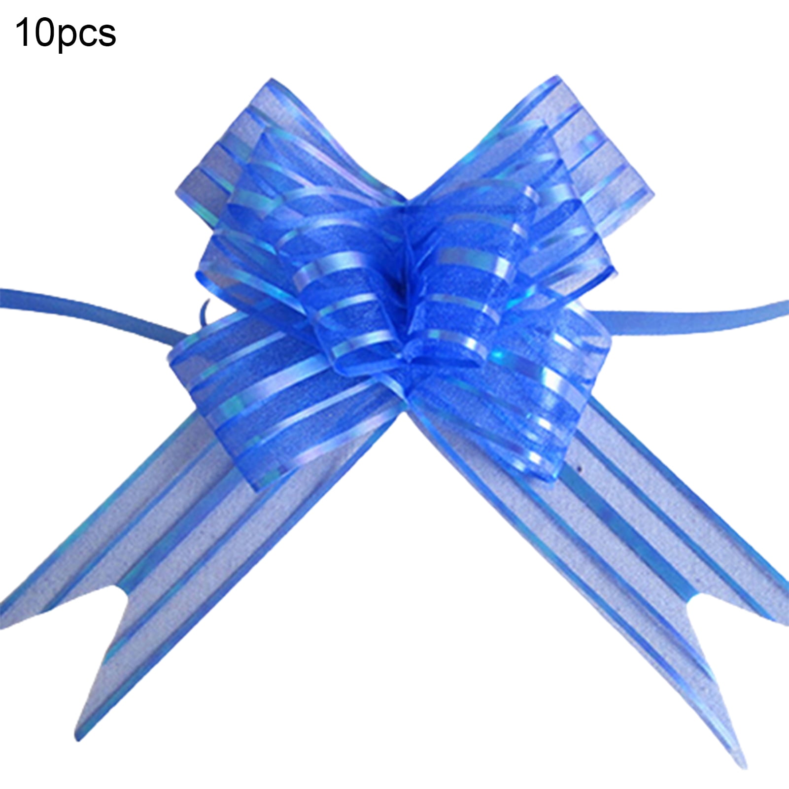Yesbay Pull Bow 10Pcs 50mm Pull Bow Multicolor Elegant Organza Durable ...