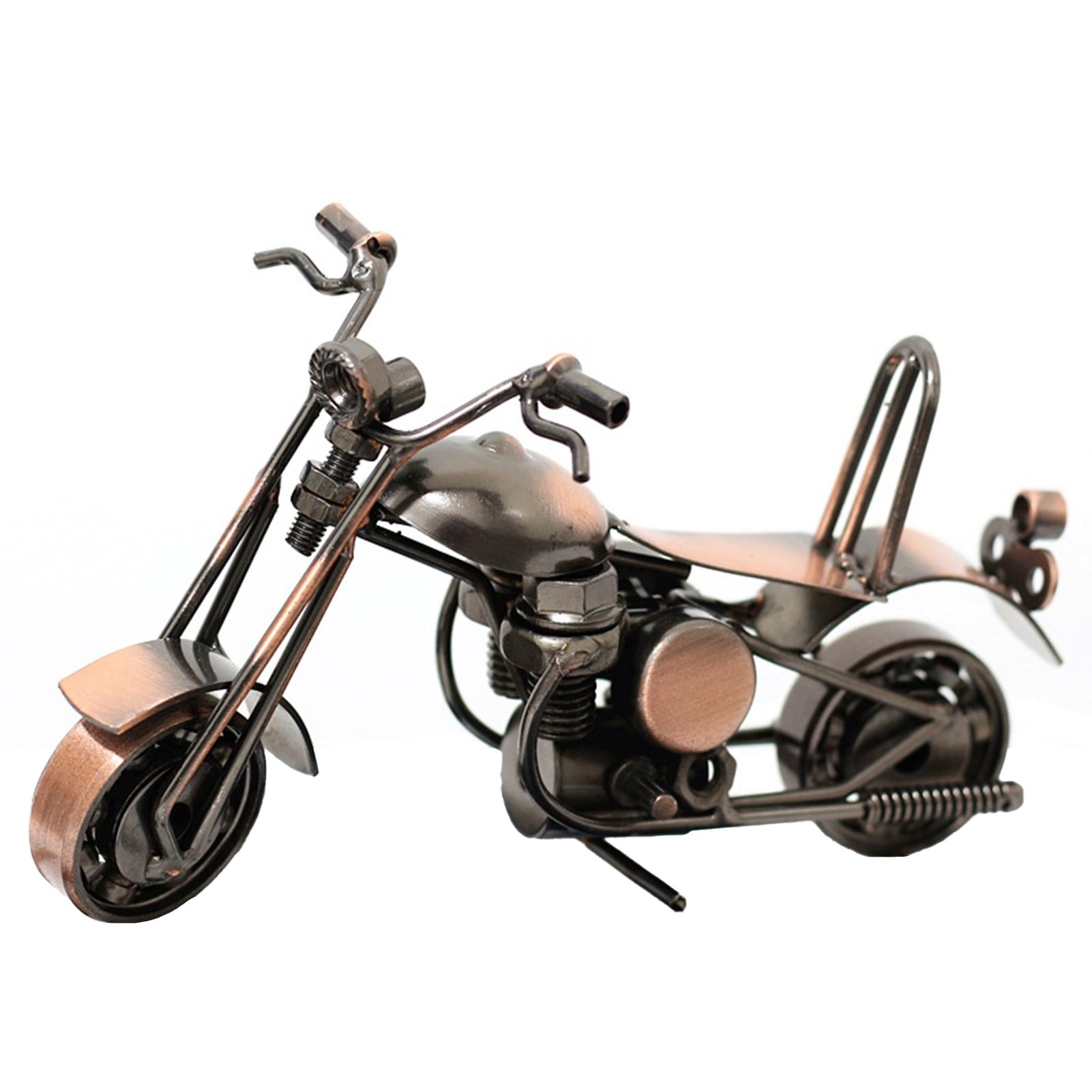 Yesbay Retro Creative Motorcycle Art Sculpture Metal Vivid Appearance ...