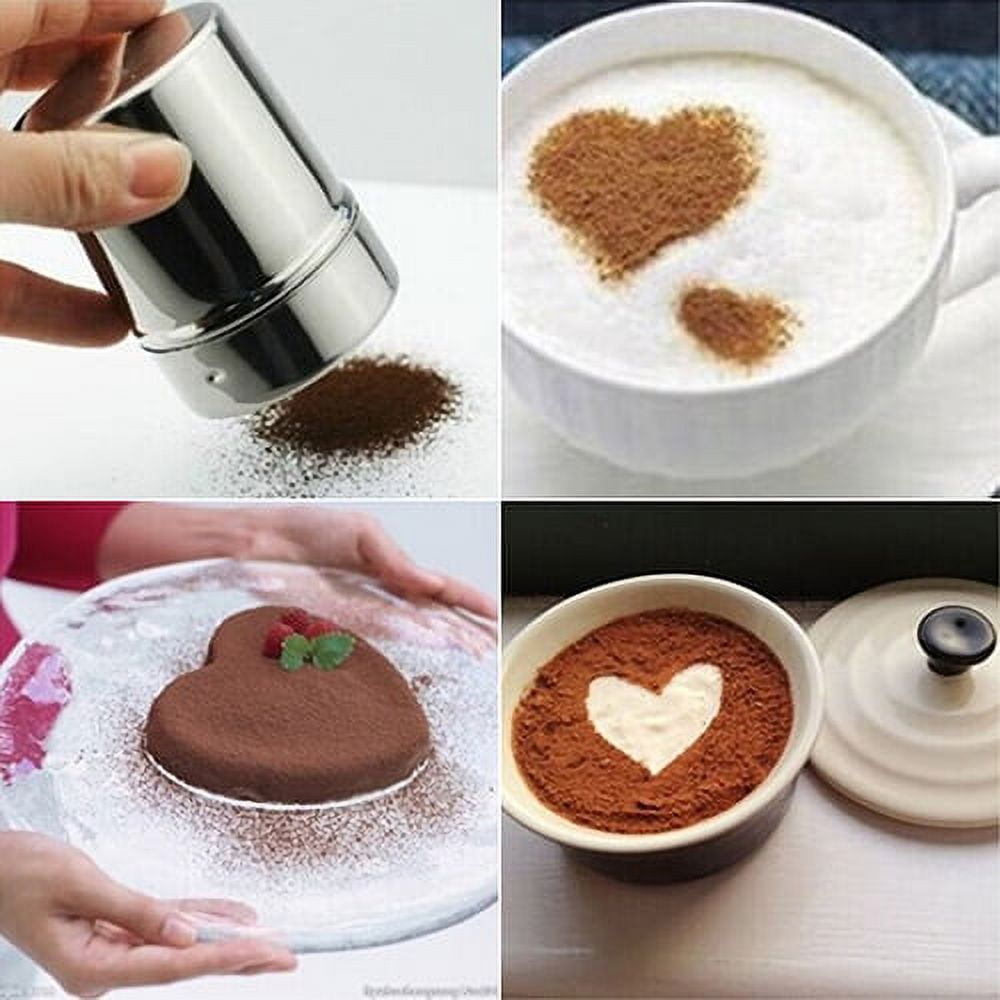 Yesbay Stainless Steel Chocolate Shaker Flour Powder Icing Sugar Coffee ...