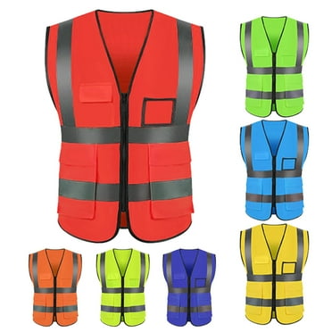 Safety Vest - 5, 10, 15 Pack - High Visibility Vest for Everyday Use ...