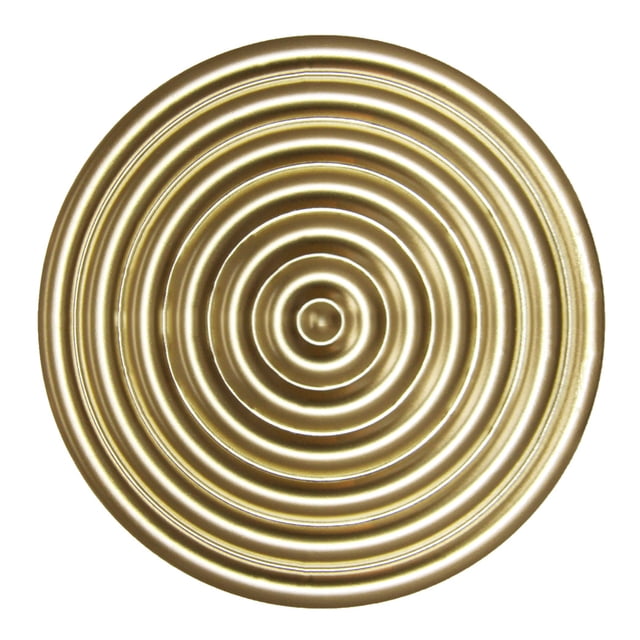 Yesbay Wall Hanging Creative Exquisite Golden Metal Round Wall Disc ...