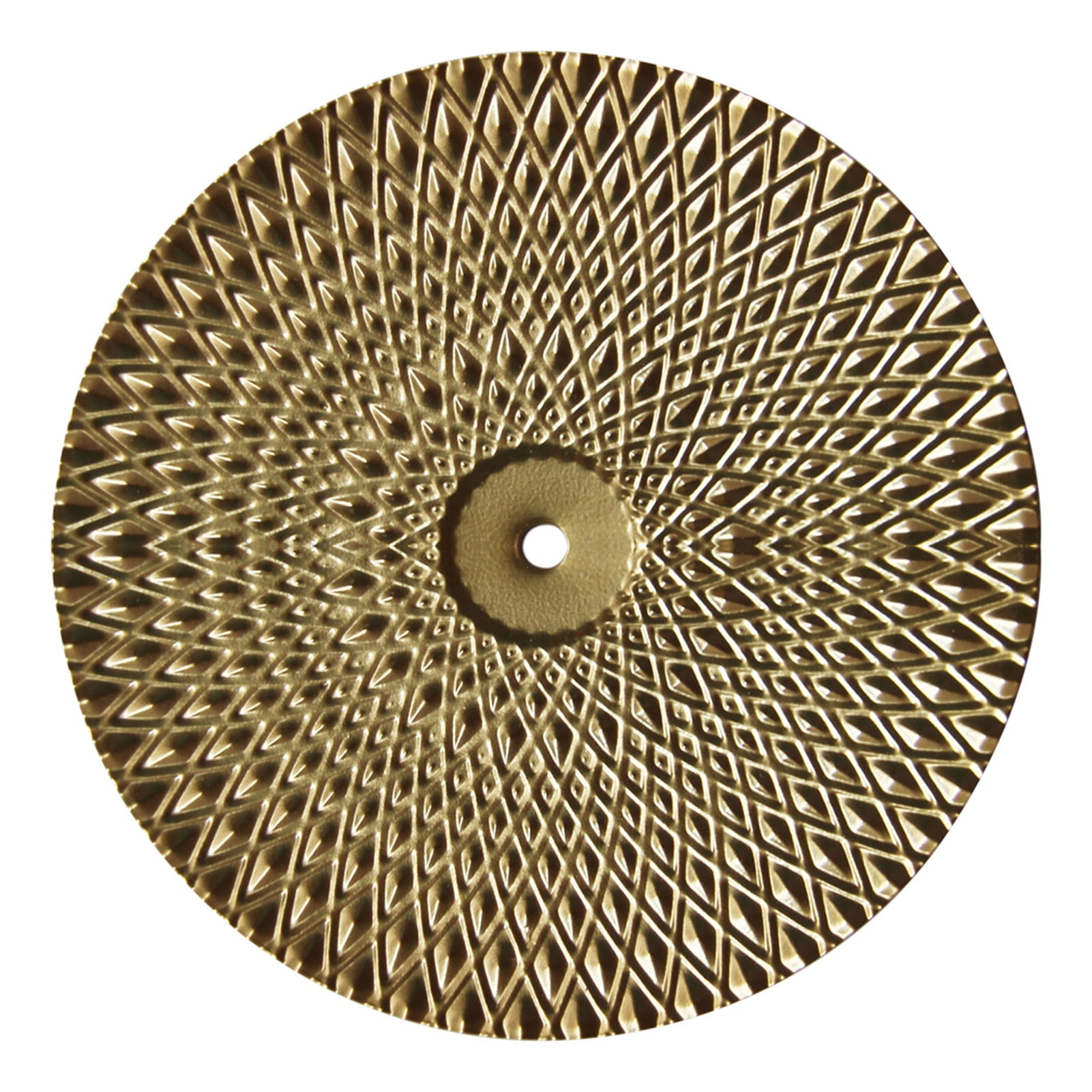 Yesbay Wall Hanging Creative Exquisite Golden Metal Round Wall Disc ...