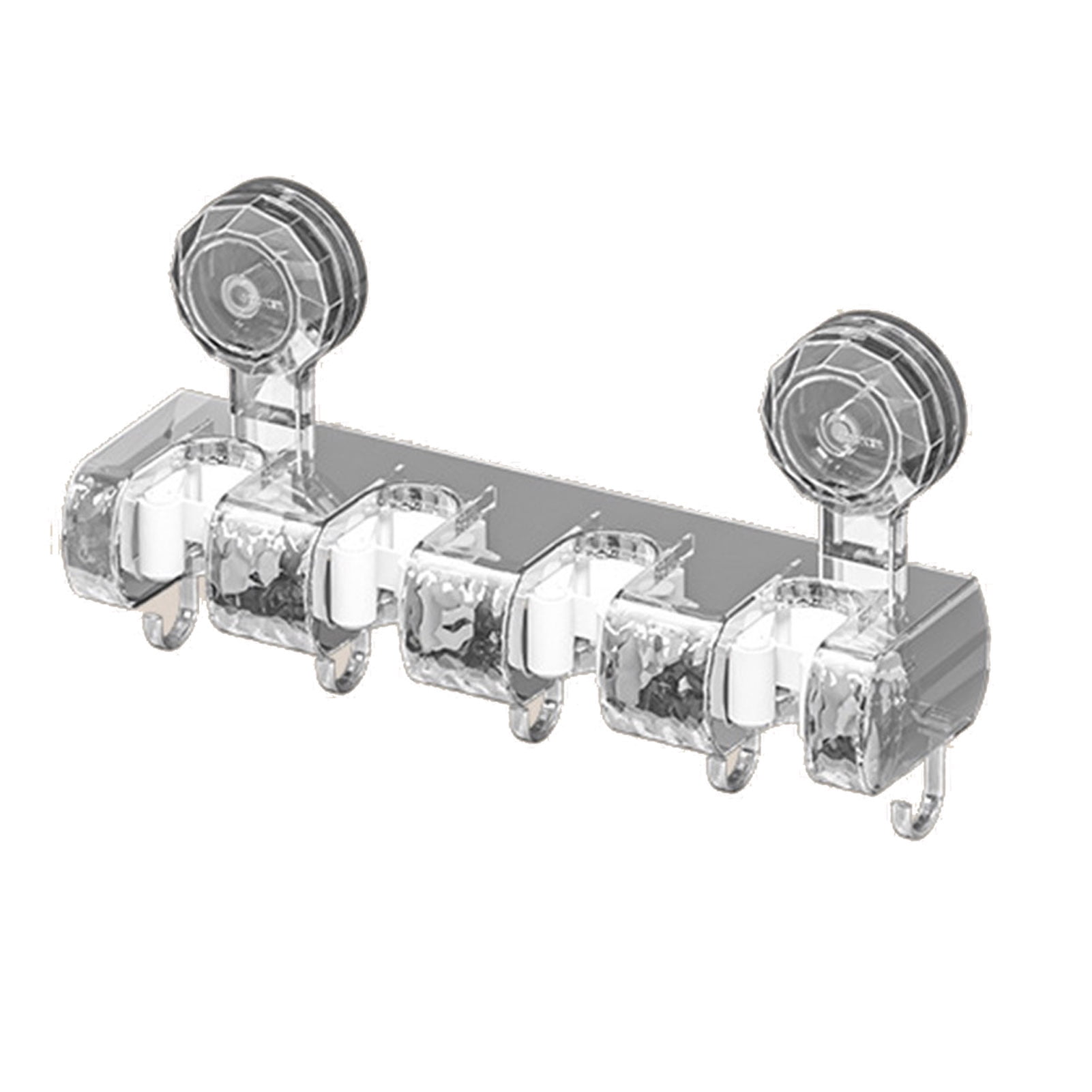 Yesbay Wall Mount Mop Gripper Broom Holder Strong Load-Bearing Anti ...