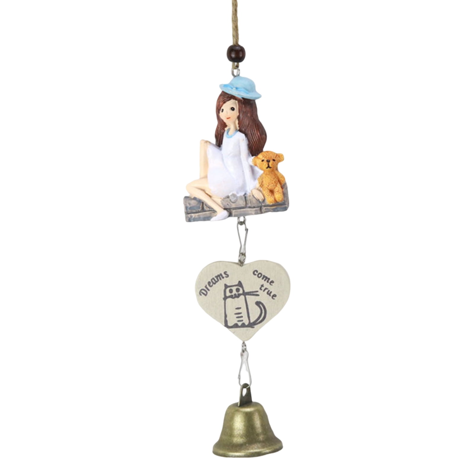 Yesbay Wind Chimes Attractive Pleasant Voice Decorative Bird House Cage ...