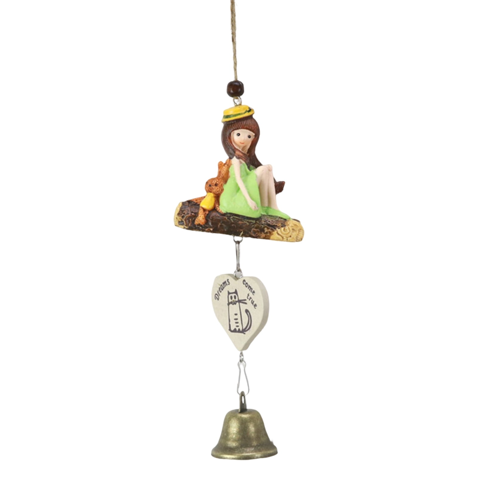 Yesbay Wind Chimes Attractive Pleasant Voice Decorative Bird House Cage ...