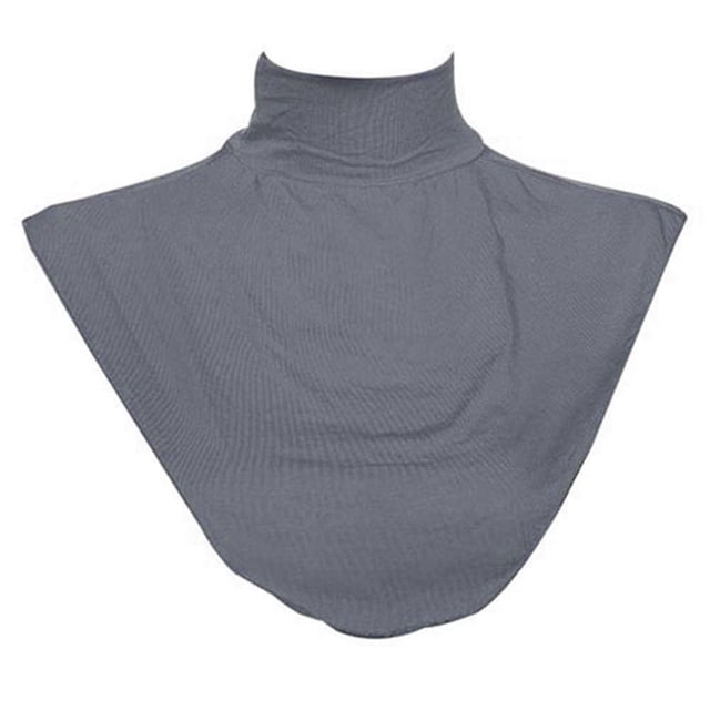 Yesbay Women's Modal False Collar Hijab Moslem Islamic Pure Color Neck ...