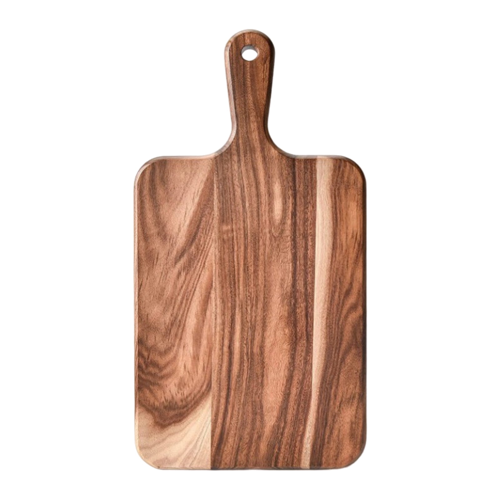 Yesbay Wood Cutting Board with Handle Heavy-Duty Wooden Charcuterie ...